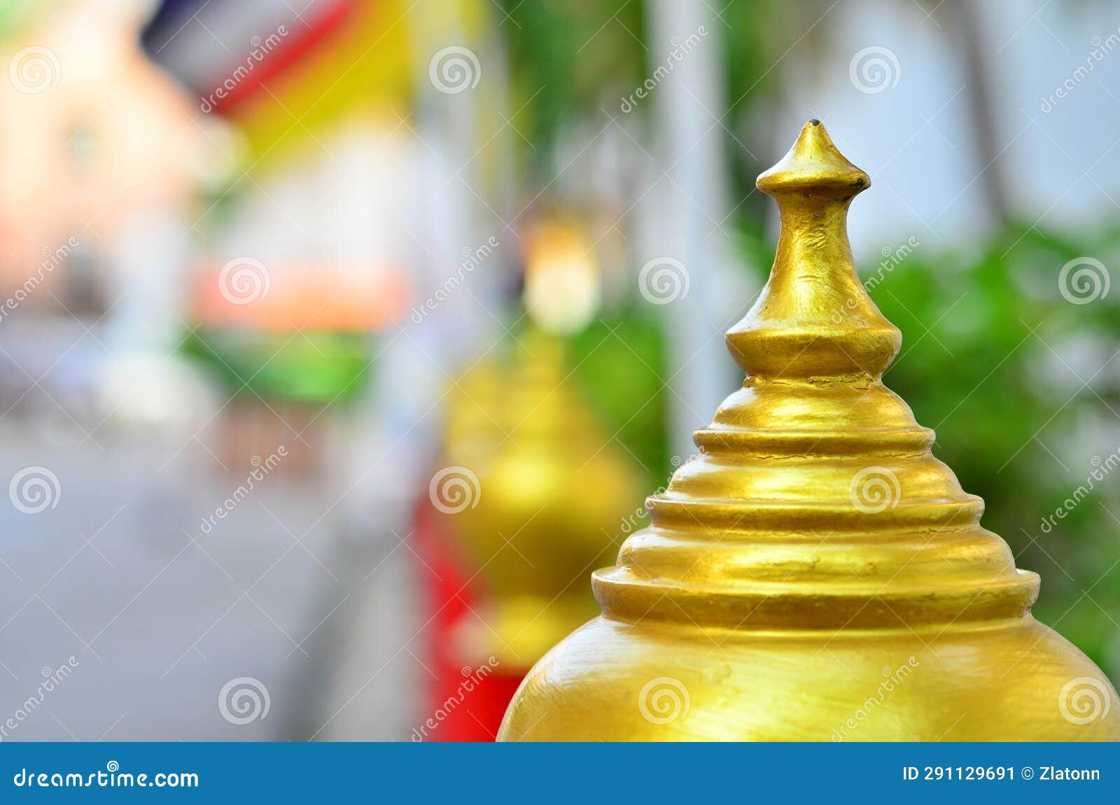 Golden Pillar With Rope Barrier On Red Carpet Royalty-Free Stock Photo ...