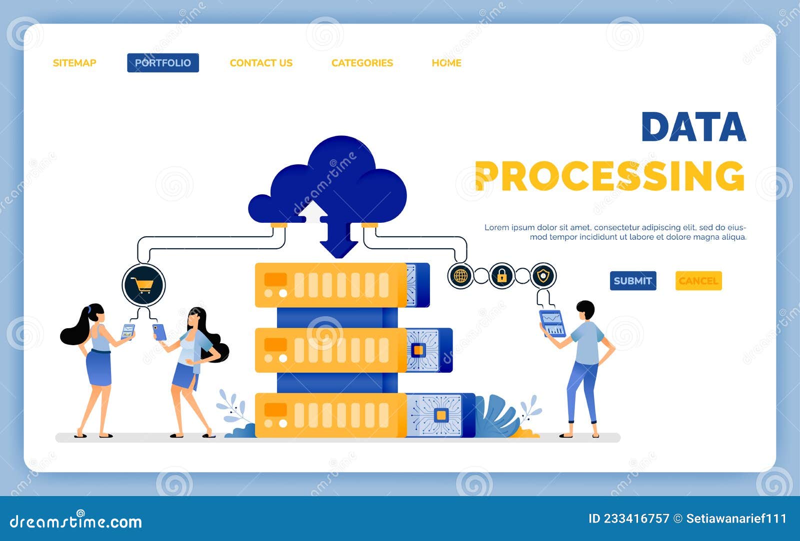 Design of Gradual Processing Data in Database To Accessed in Cloud and ...