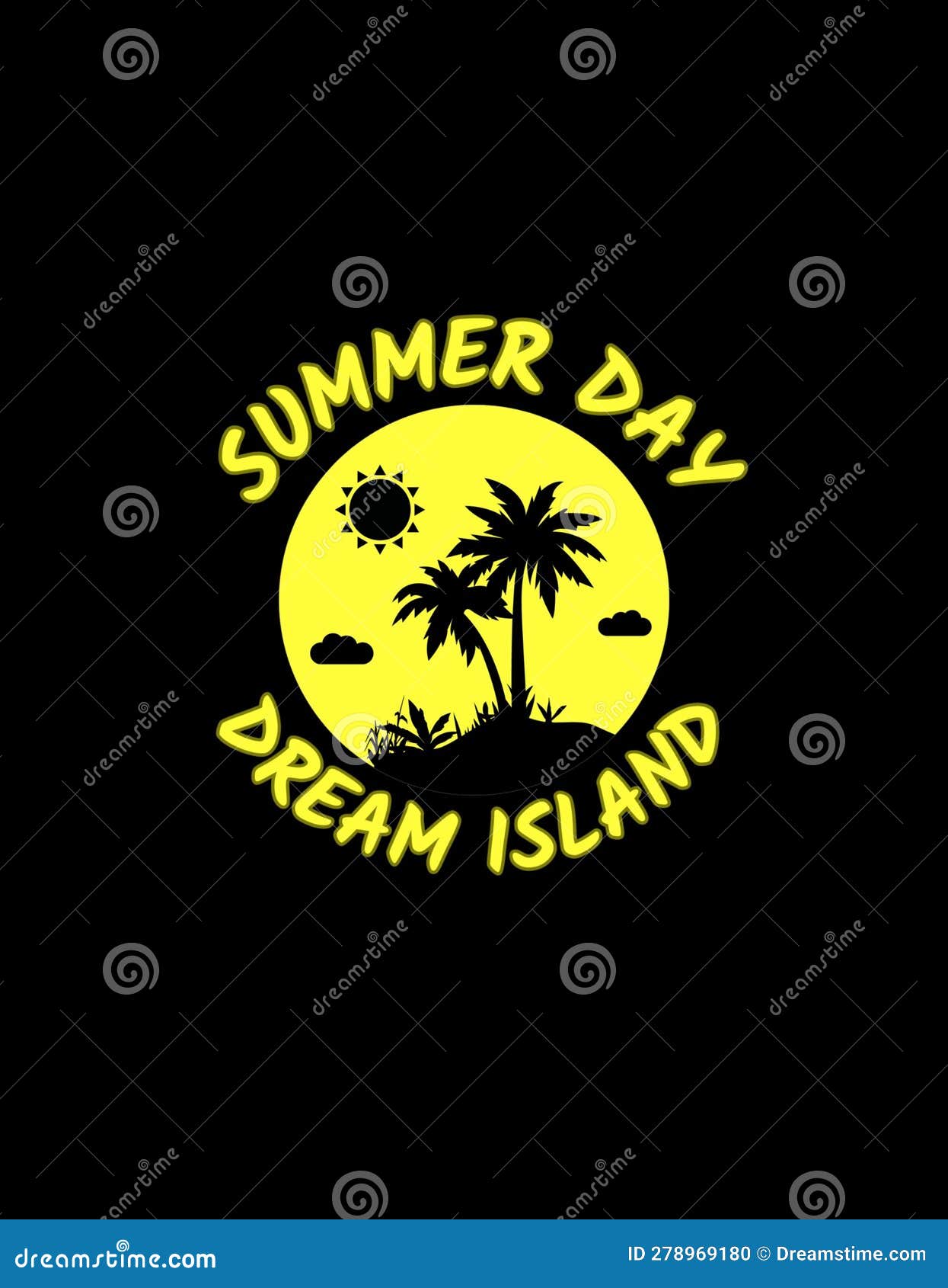 Design grafis beach stock illustration. Illustration of life - 278969180