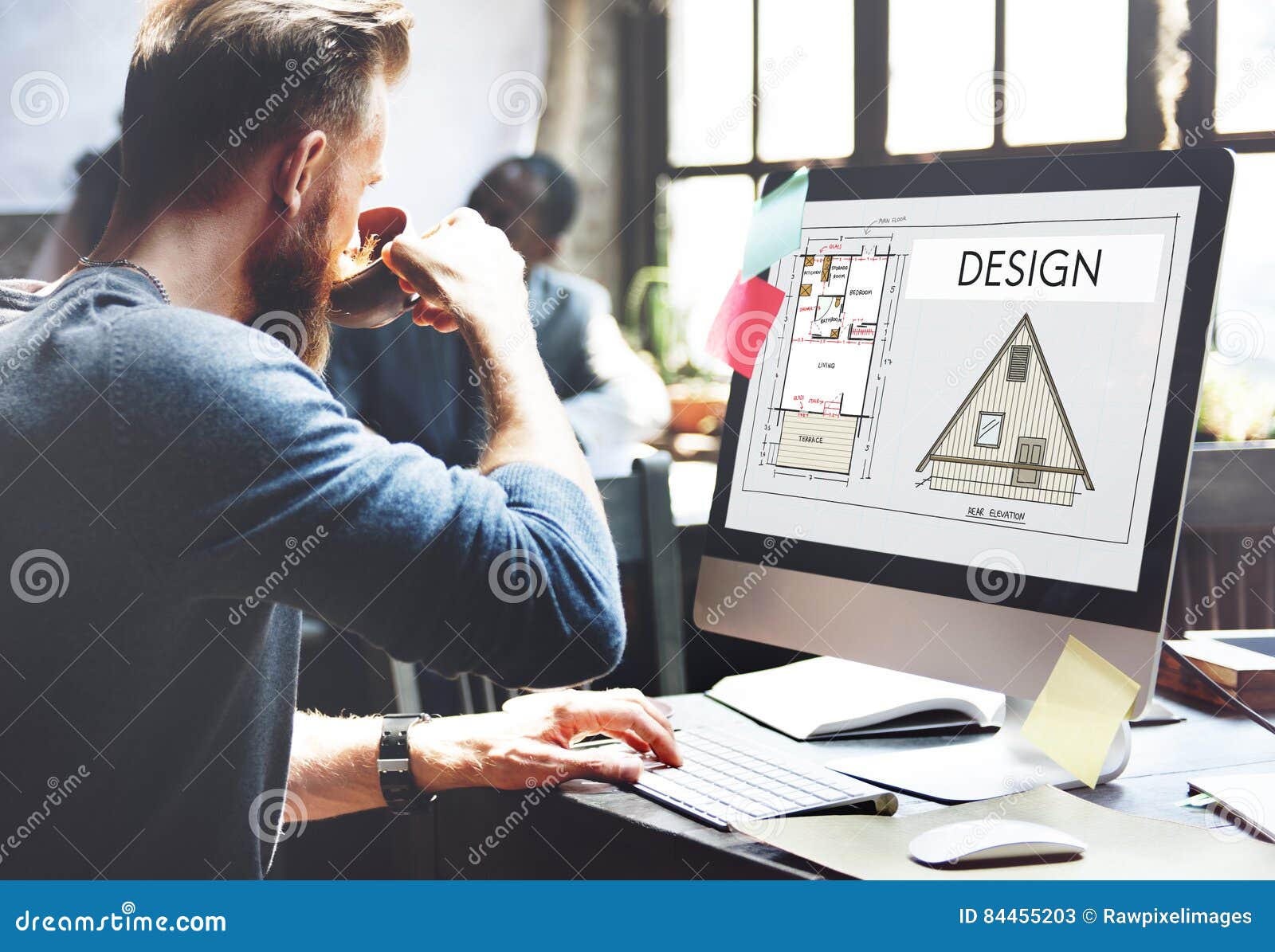 Design Graphic Creative Planning Purpose Draft Concept Stock Image ...