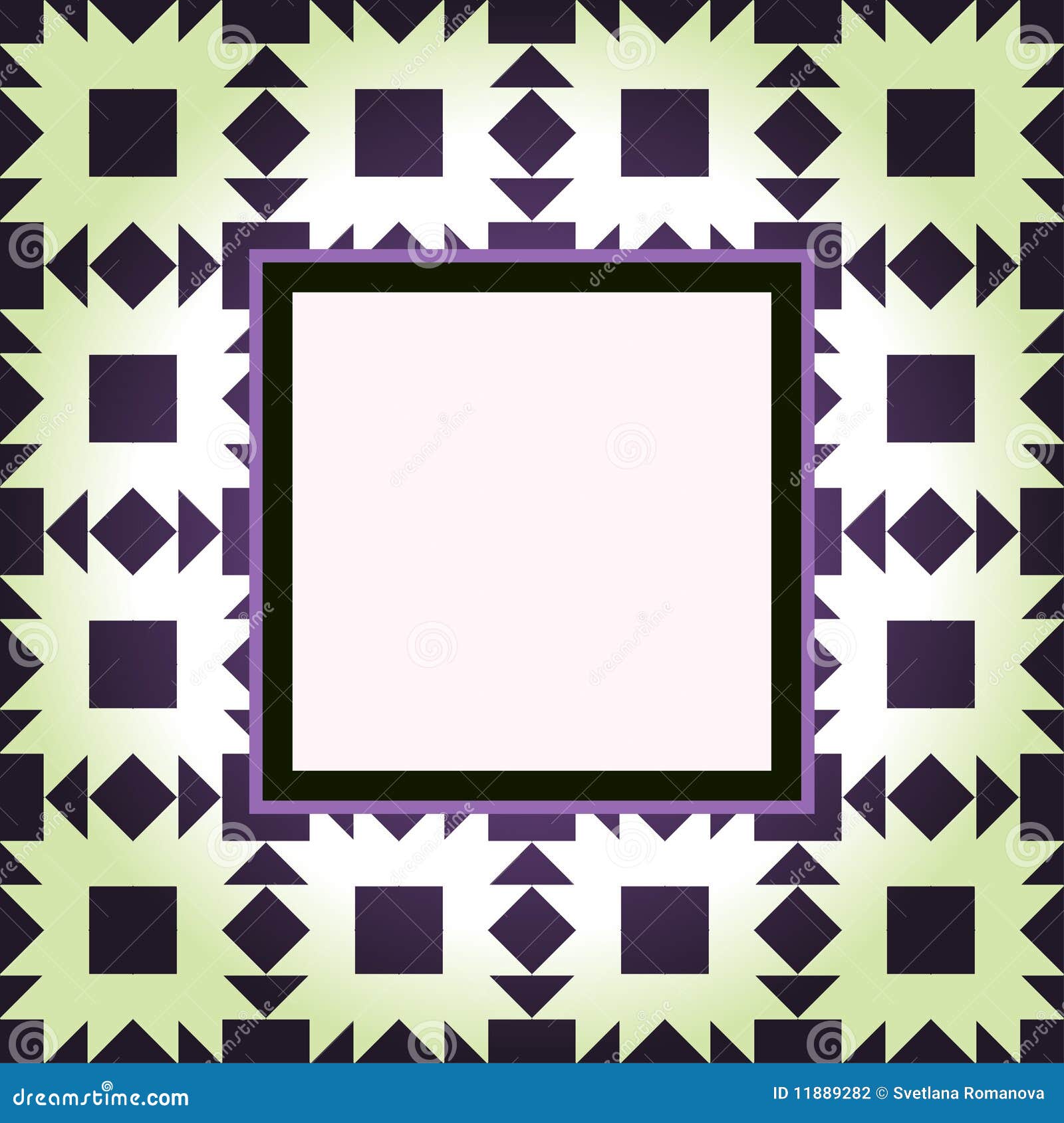 Design green pattern frame stock vector. Illustration of distance ...