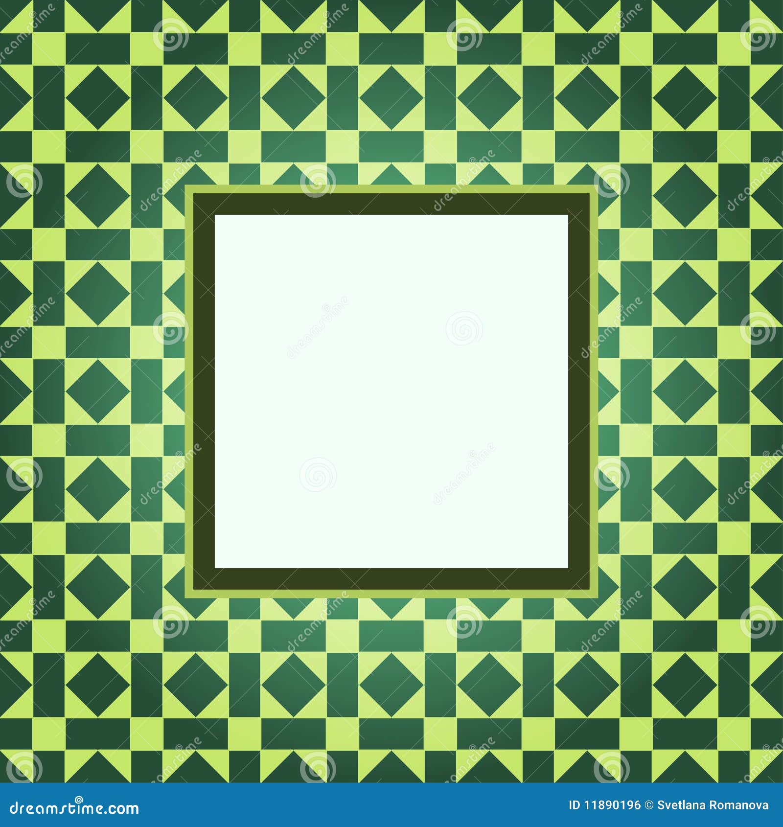 Design green pattern frame stock vector. Illustration of design - 11890196