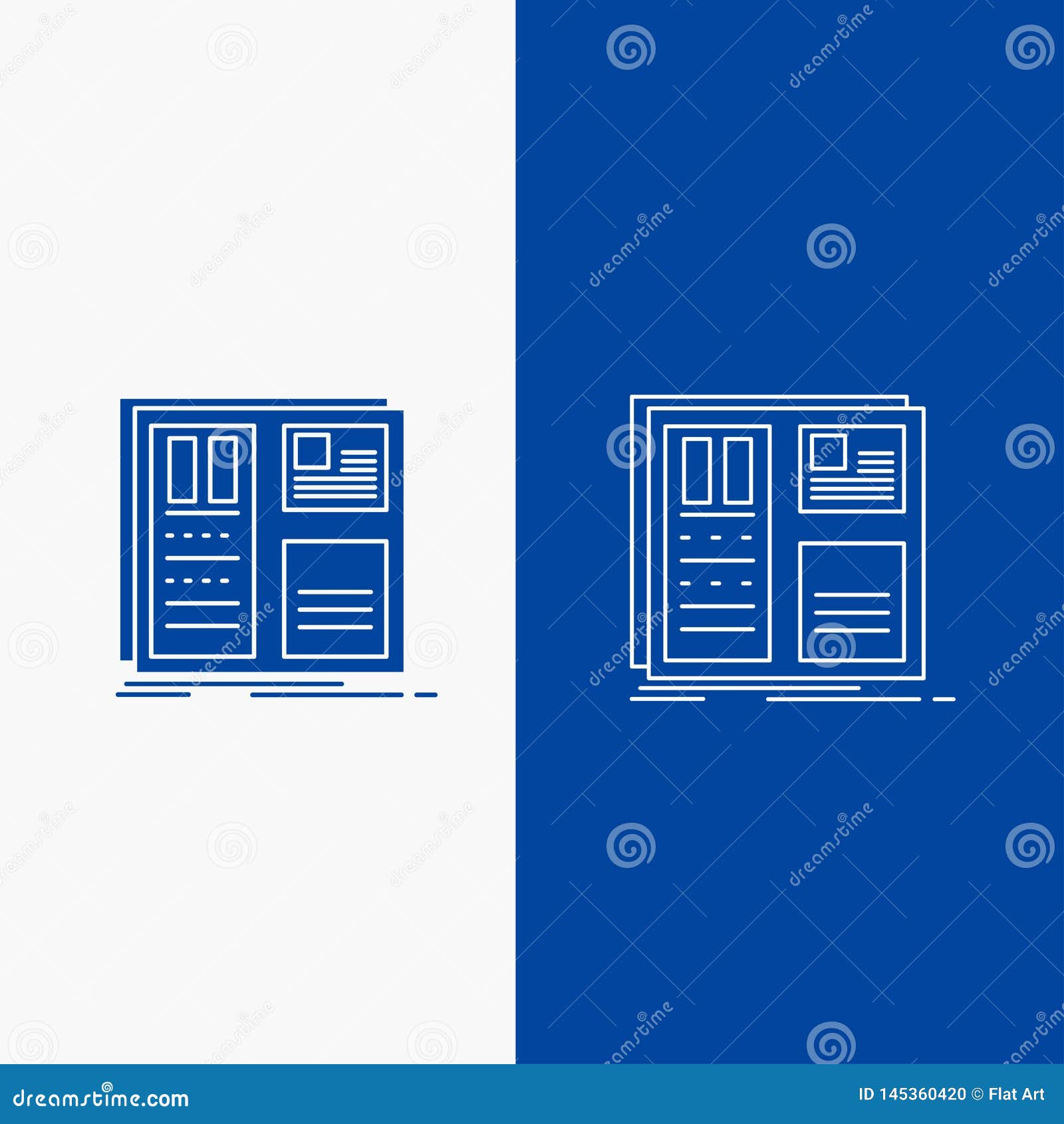 Blue color ui design - irgerty