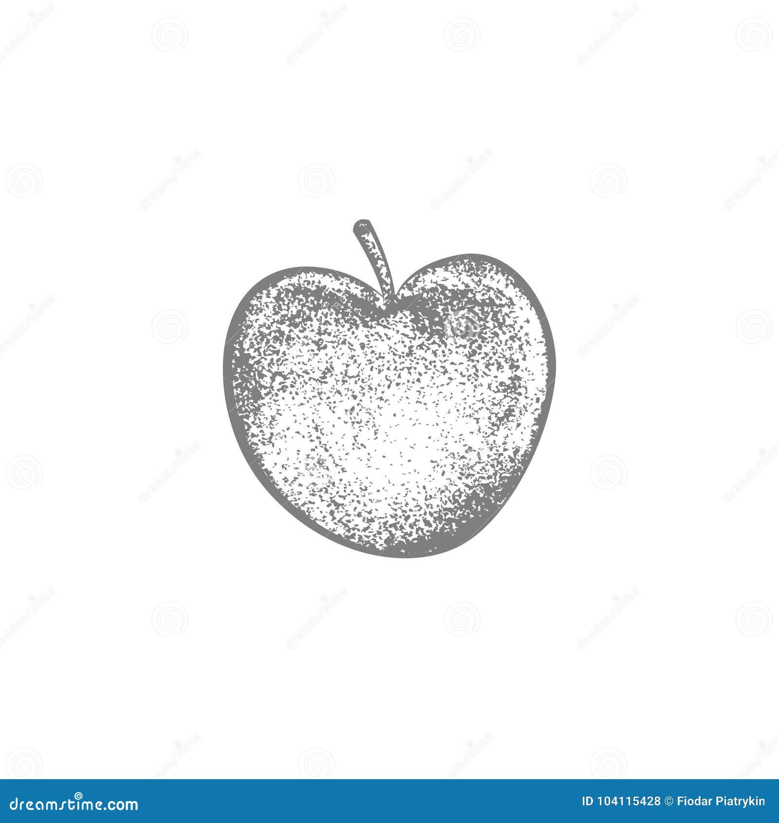 Design of Hand Draw Apple Vector Stock Vector - Illustration of graphic ...
