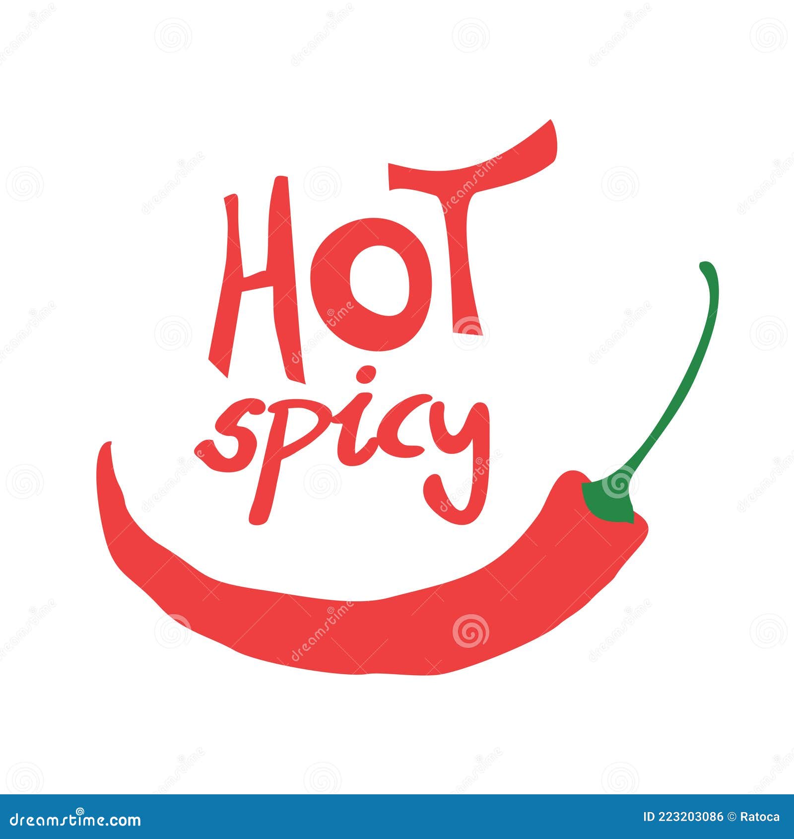 Design of Hot Spicy Ingredient Stock Vector - Illustration of jalapeno ...