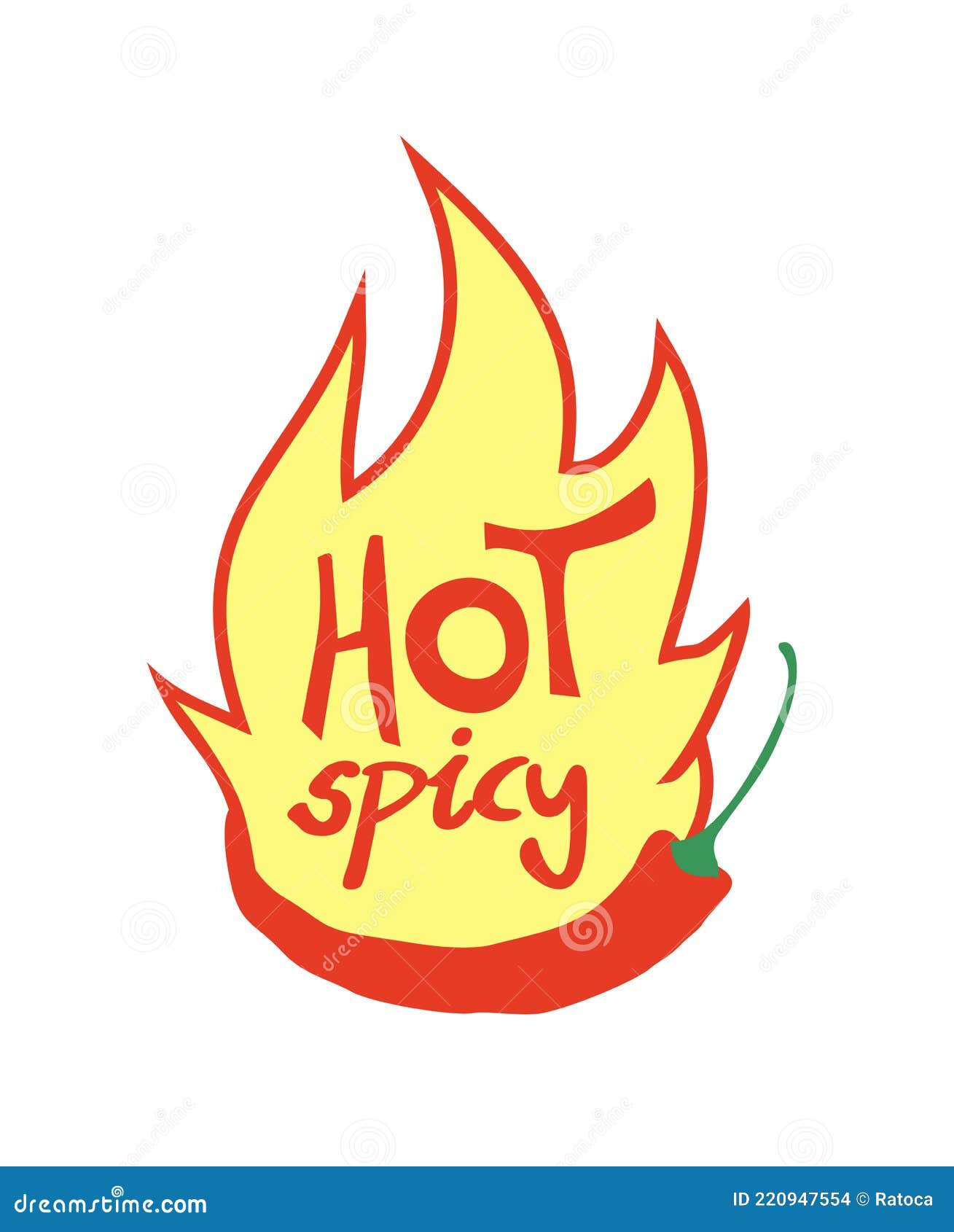 Design of hot spicy symbol stock vector. Illustration of spice - 220947554