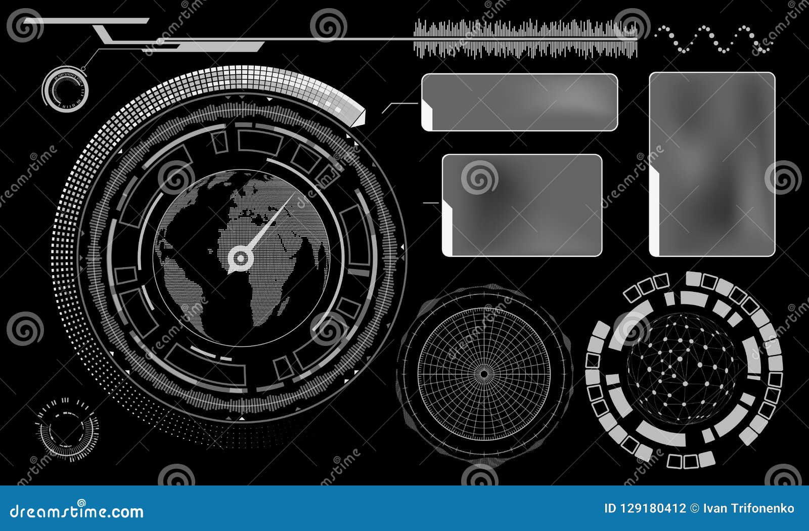 Futuristic Dashboard Interface. Technology Infographic, Network Data ... Futuristic Dashboard Interface. Technology Infographic, Network Data ...