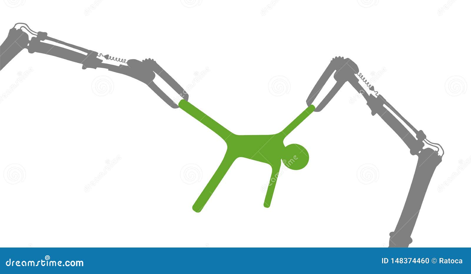 Design of human factory stock vector. Illustration of internet - 148374460