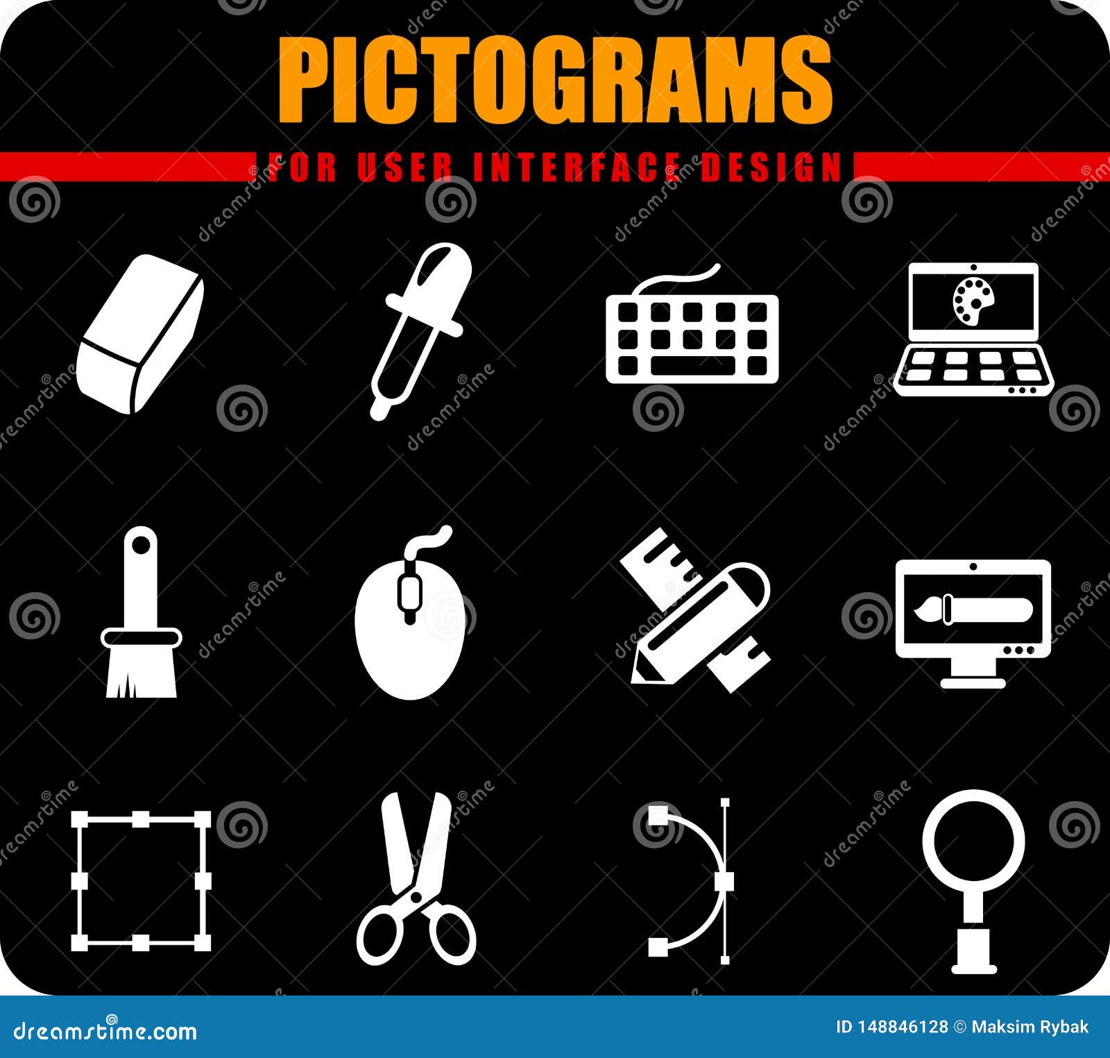 Design icon set stock vector. Illustration of mouse - 148846128