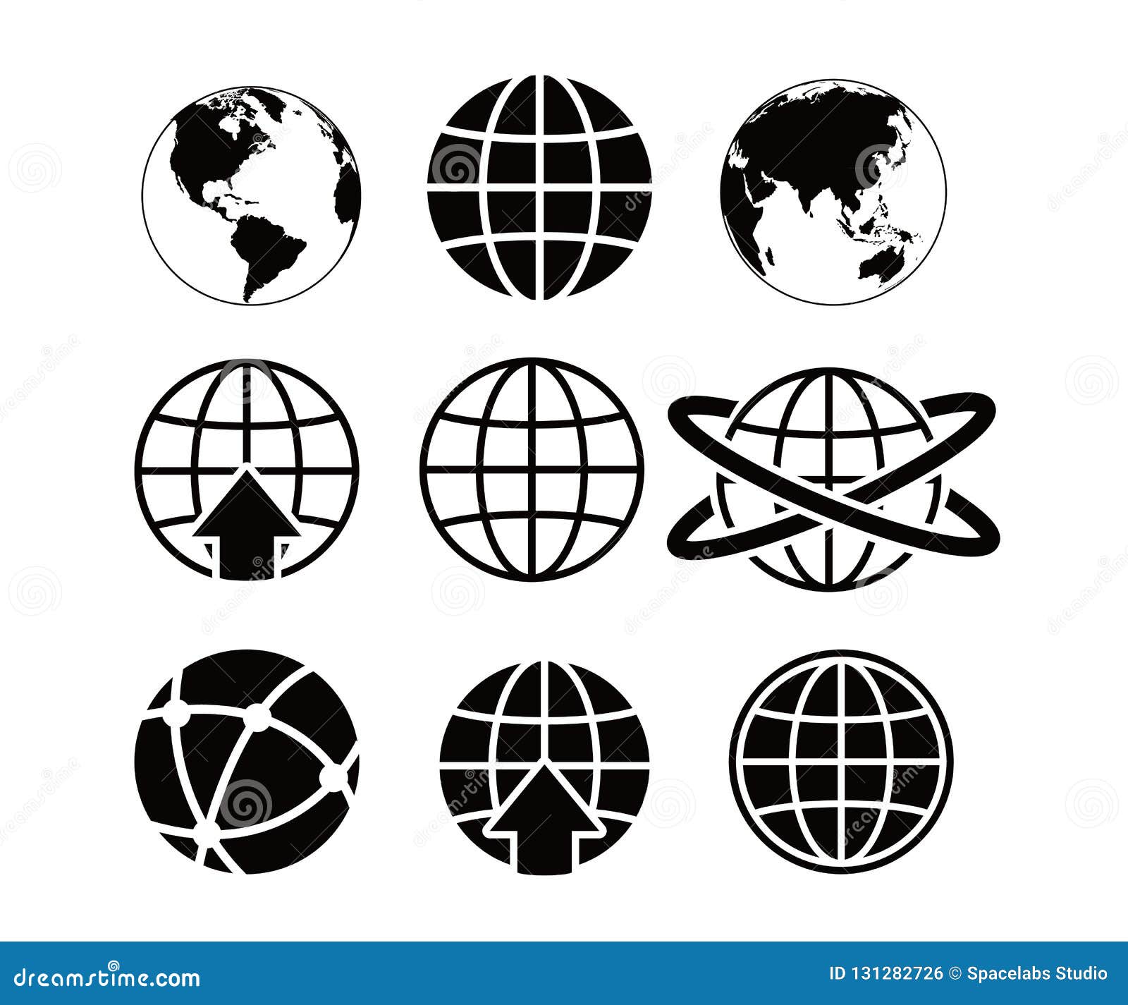Earth Design Vector Globe Illustration Stock Illustration ...