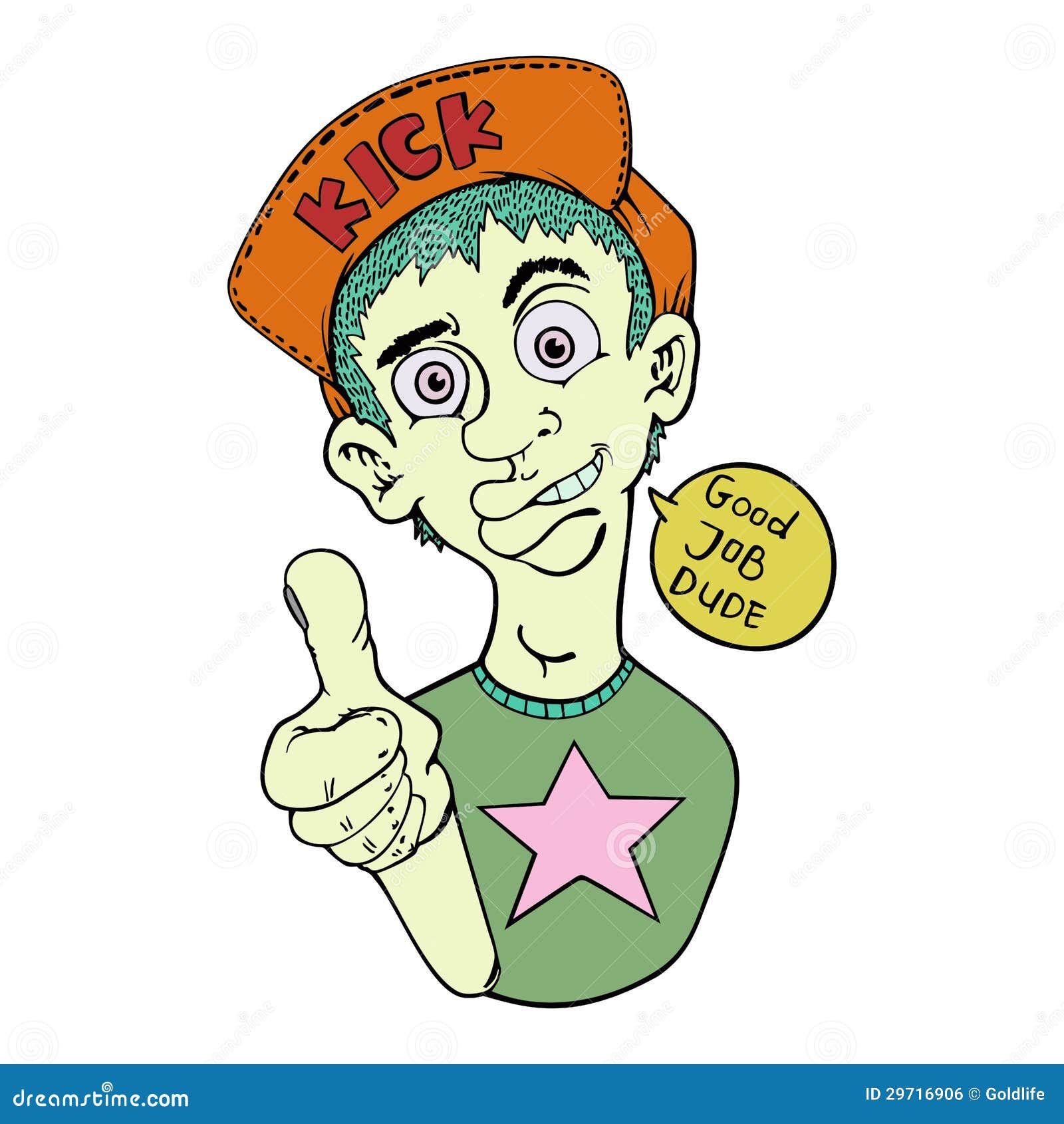 Good Job Character stock illustration. Illustration of success - 29716906