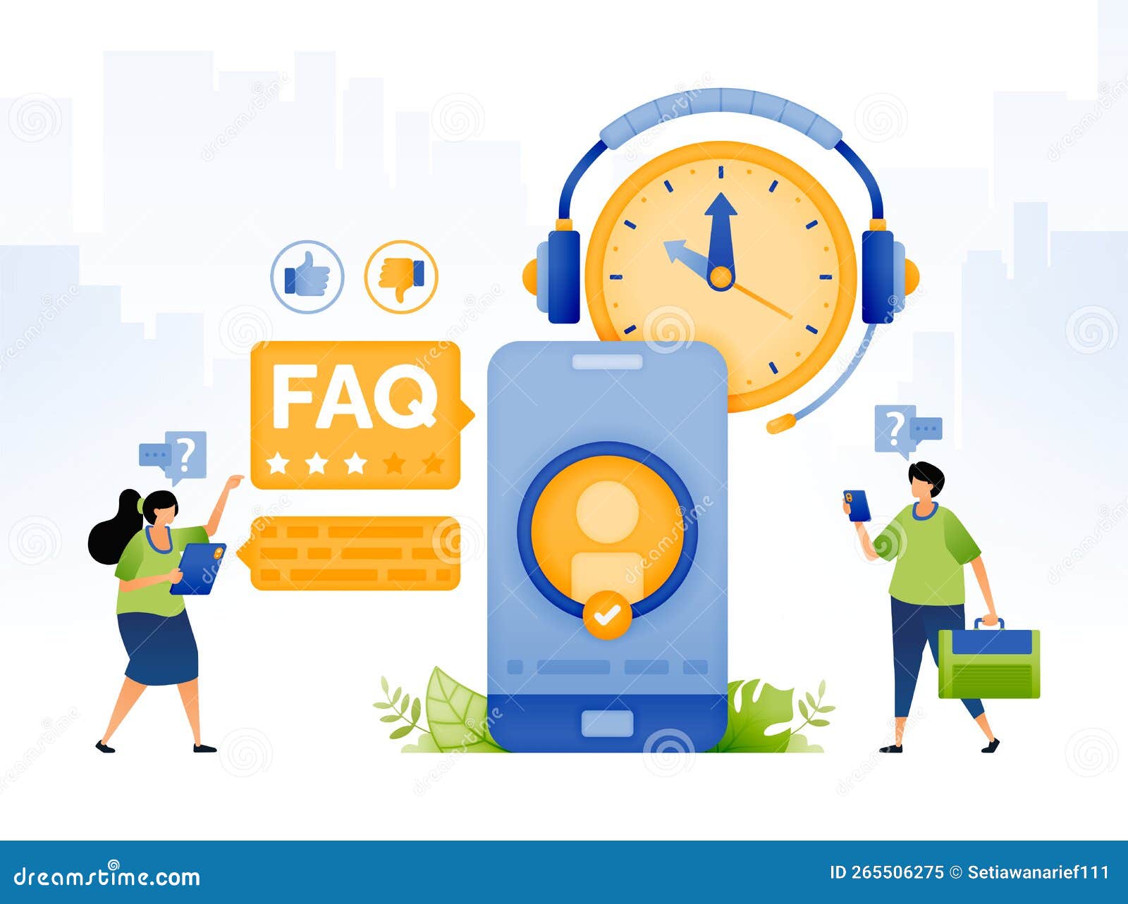 Design Illustrations of 24 Hour Complaints FAQ Apps To Customer Service ...