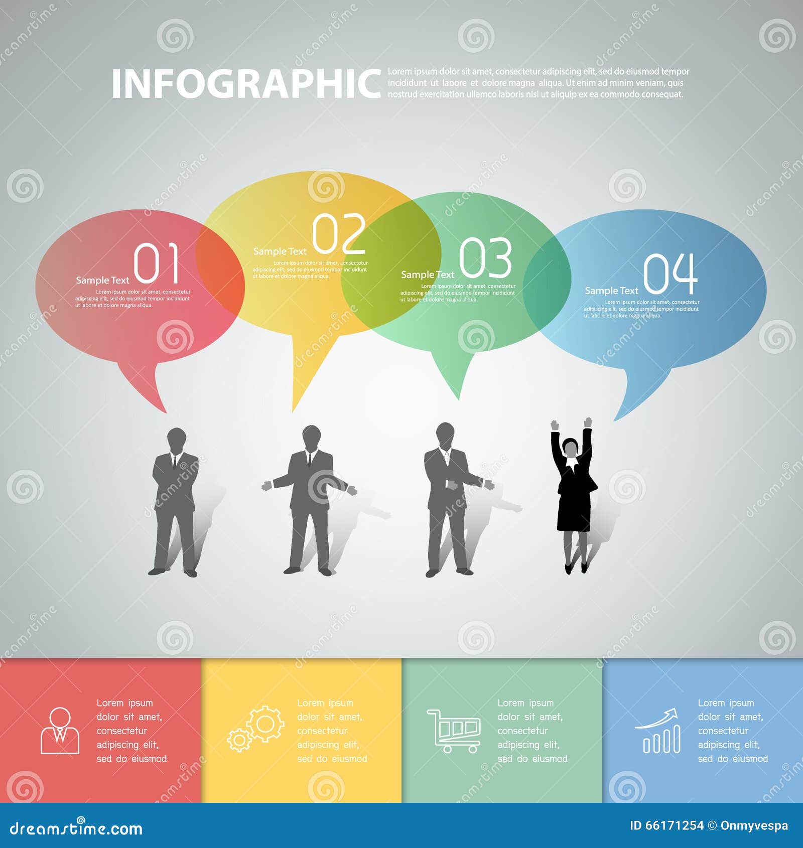 Infographic Speech Bubbles Vector Illustration | CartoonDealer.com ...