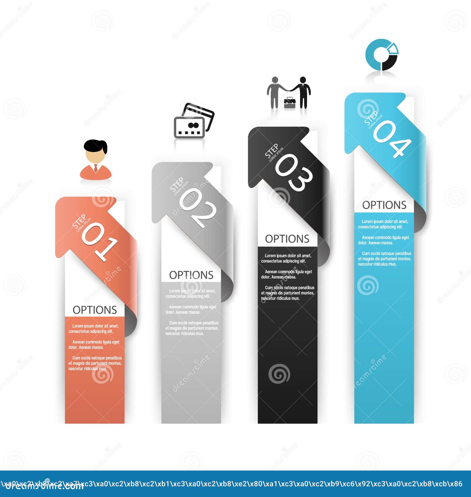 Design Infographics Number Banners Template. Stock Vector ...