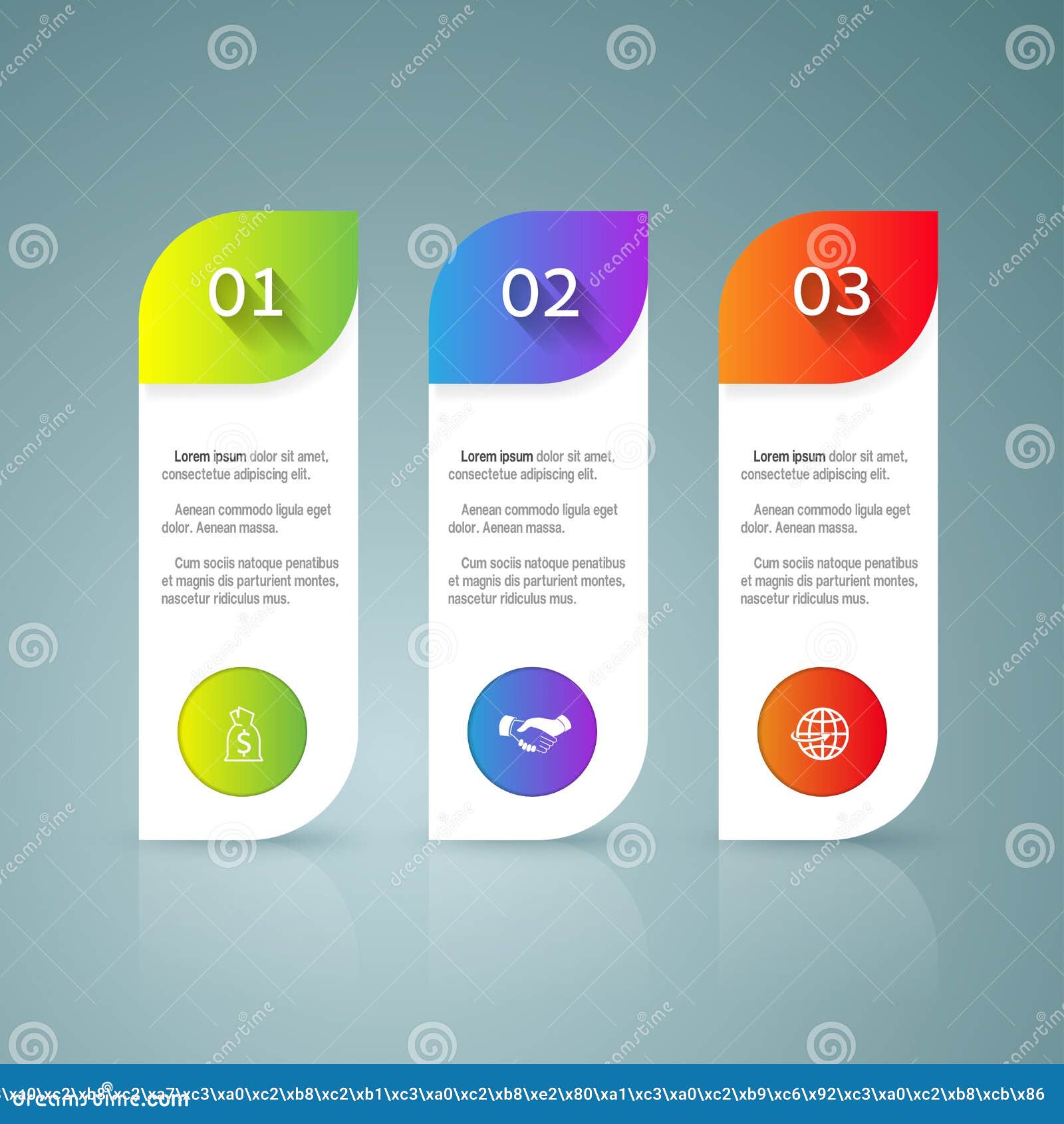 Design Infographics Number Banners Template. Graphic or Website Stock ...