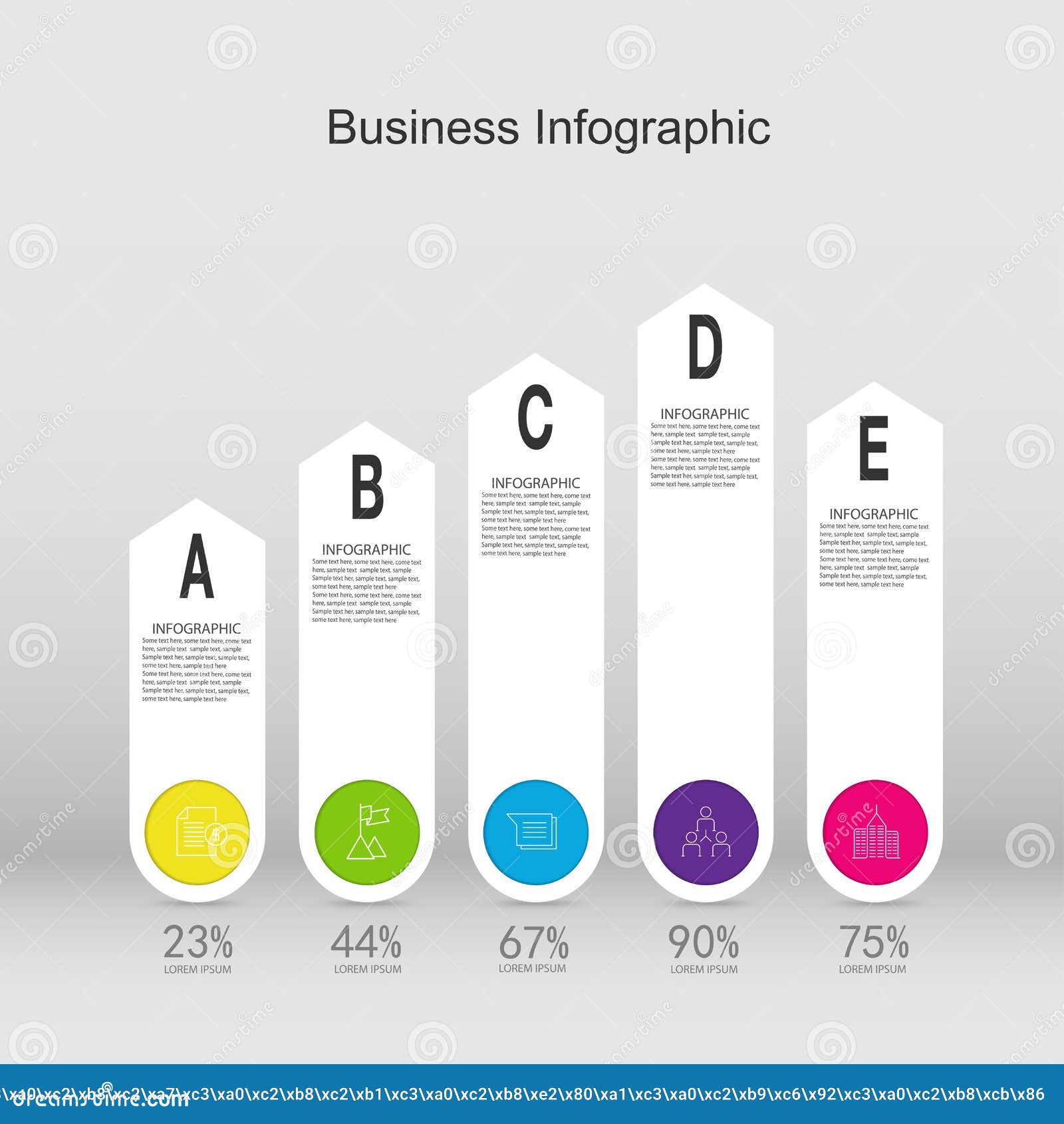 Design Infographics Number Banners Template. Graphic or Website Stock ...
