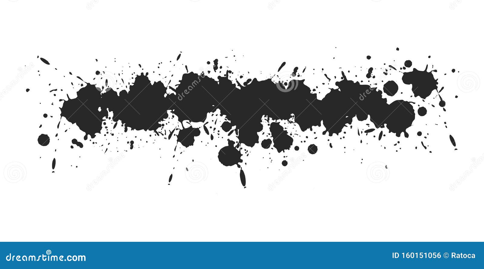 Design of ink stain stock vector. Illustration of stain - 160151056