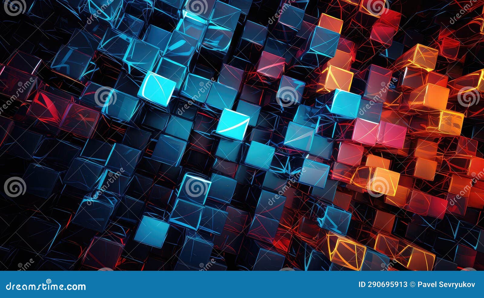 Design Interlocking Grids Abstract Stock Illustration - Illustration of ...