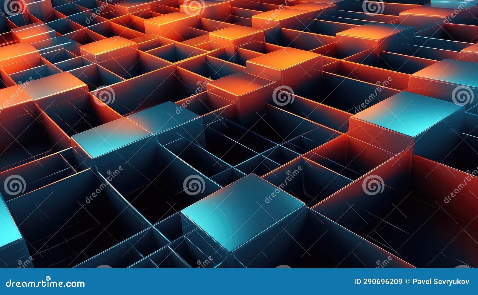 Design Interlocking Grids Abstract Stock Illustration - Illustration of ...