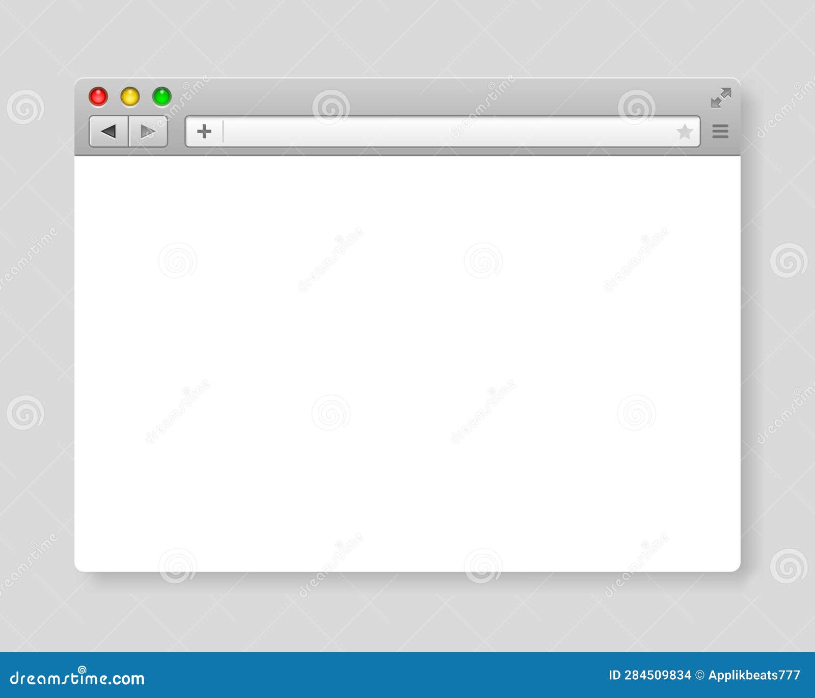 Design Internet Browser Template Stock Vector - Illustration of ...