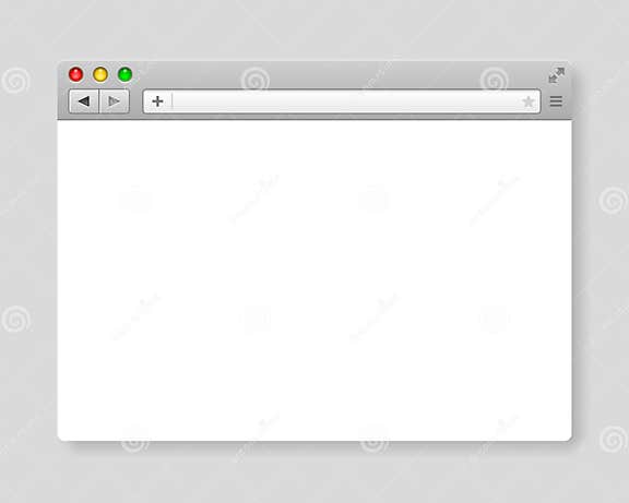 Design Internet Browser Template Stock Vector - Illustration of ...