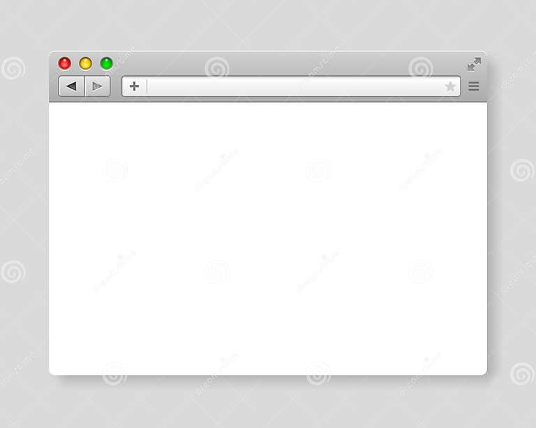 Design Internet Browser Template Stock Vector - Illustration of ...