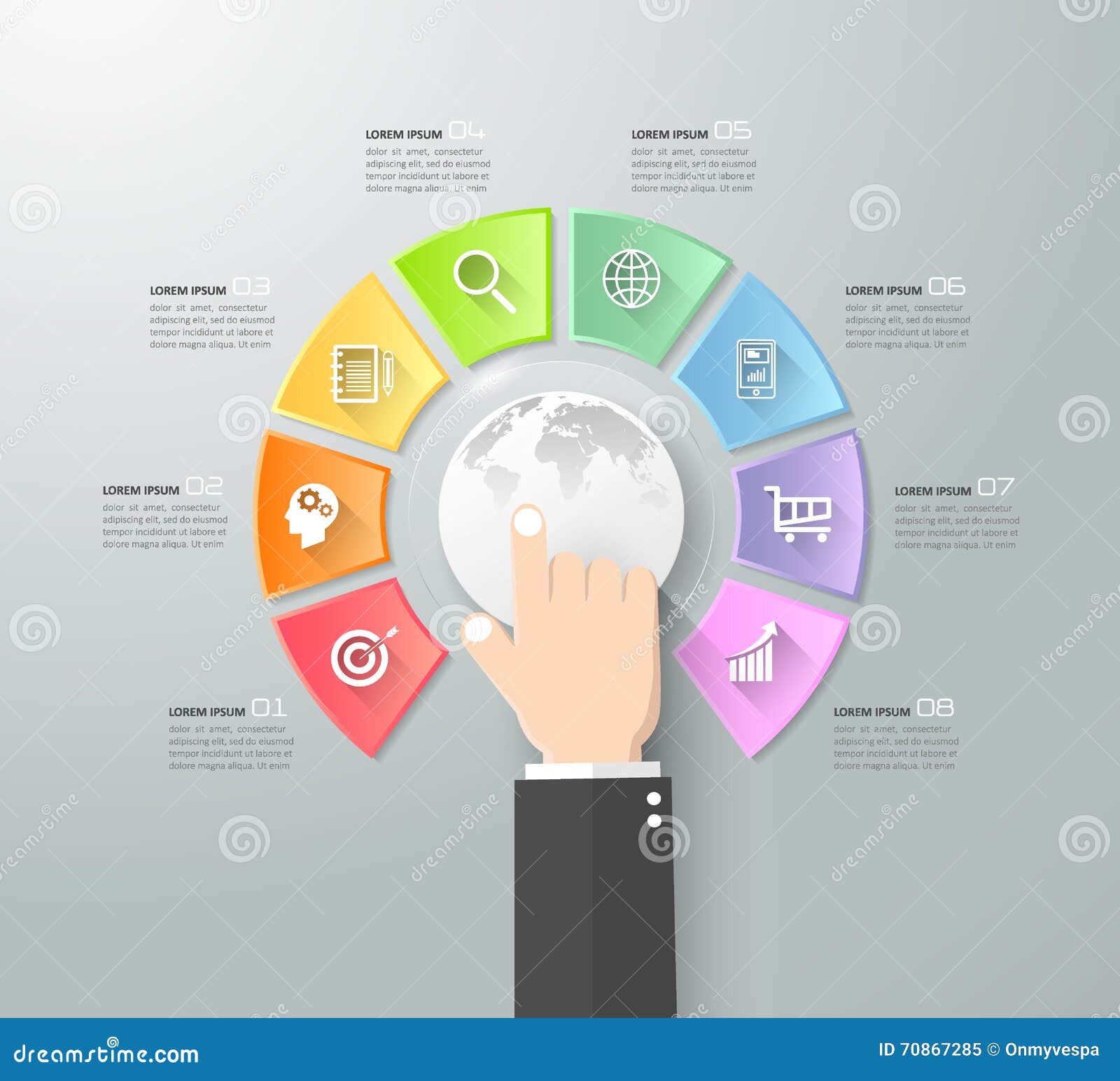 Design Internet of Things Concept Infographic. Stock Vector ...