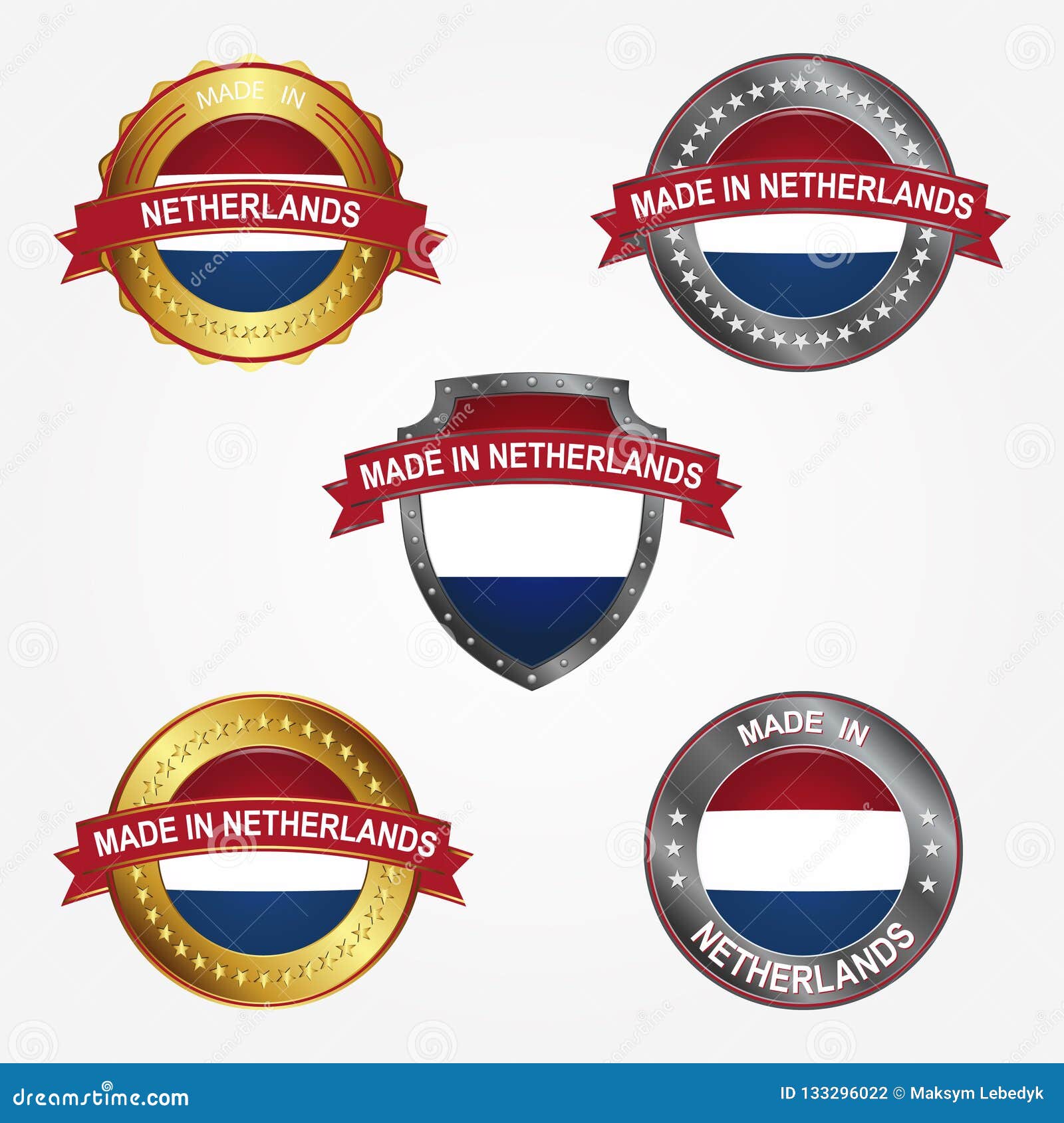 Design Label of Made in Netherlands. Vector Illustration Stock ...