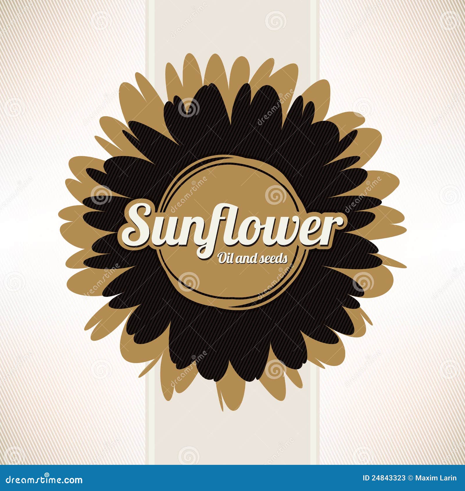 Design Labels Sunflower Oil Stock Vector - Illustration of sign, style ...