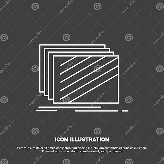 Design, Layer, Layout, Texture, Textures Icon. Line Vector Symbol for UI and UX, Website or ...