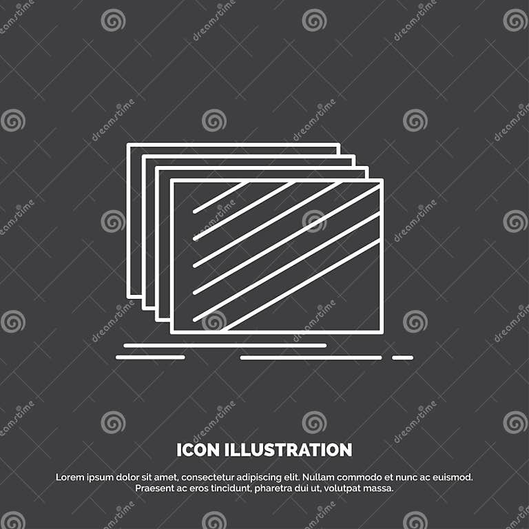 Design, Layer, Layout, Texture, Textures Icon. Line Vector Symbol for UI and UX, Website or ...
