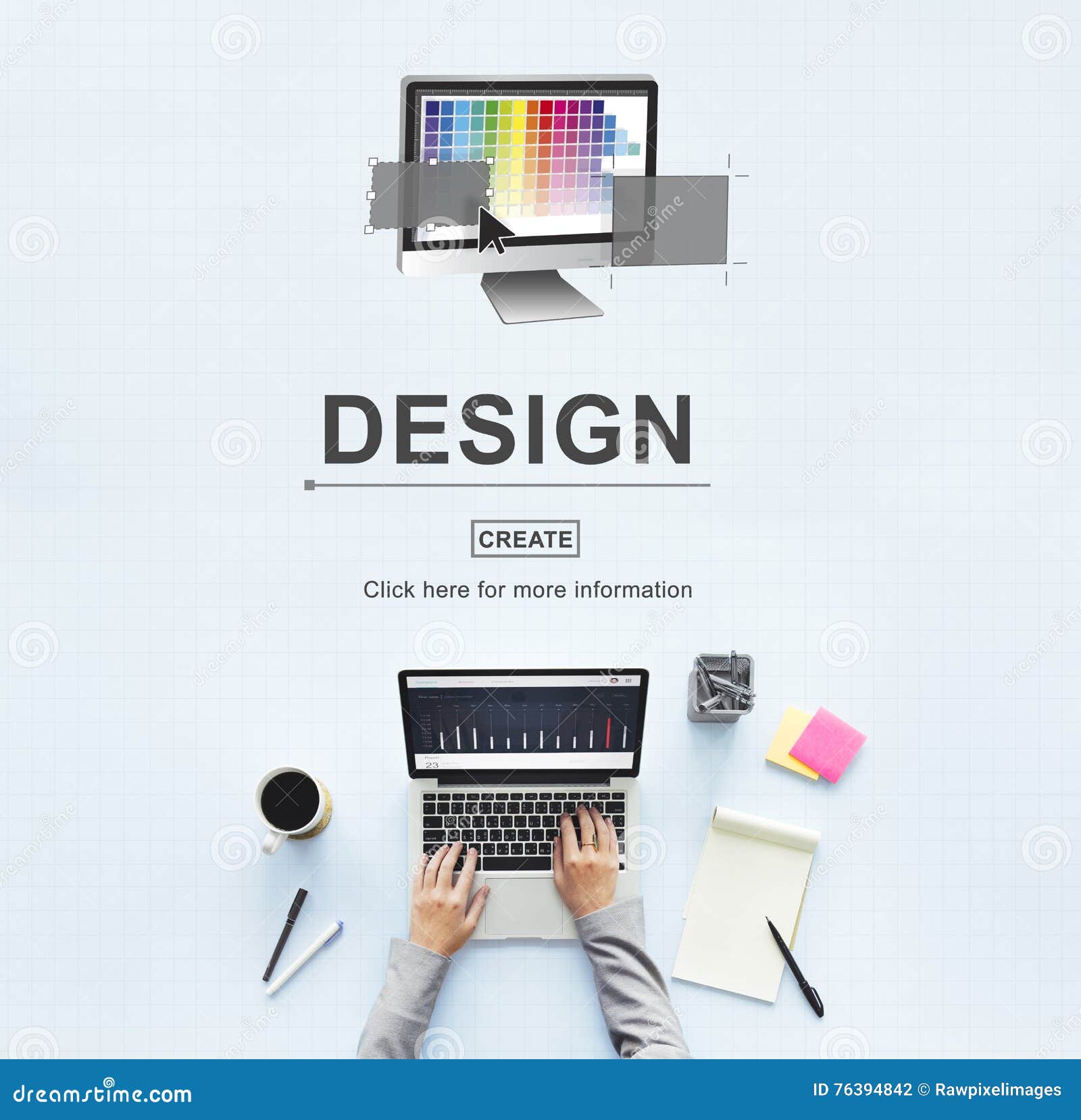 Design Layout Computer Software Interface Concept Stock Photo - Image ...