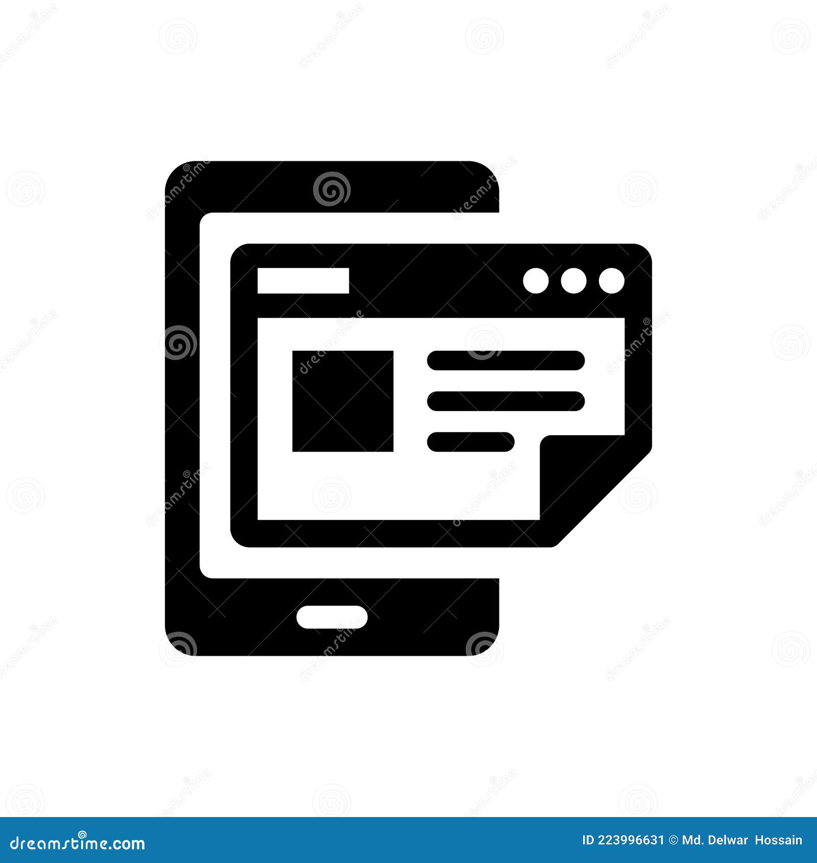 Design layout icon stock vector. Illustration of symbol - 223996631