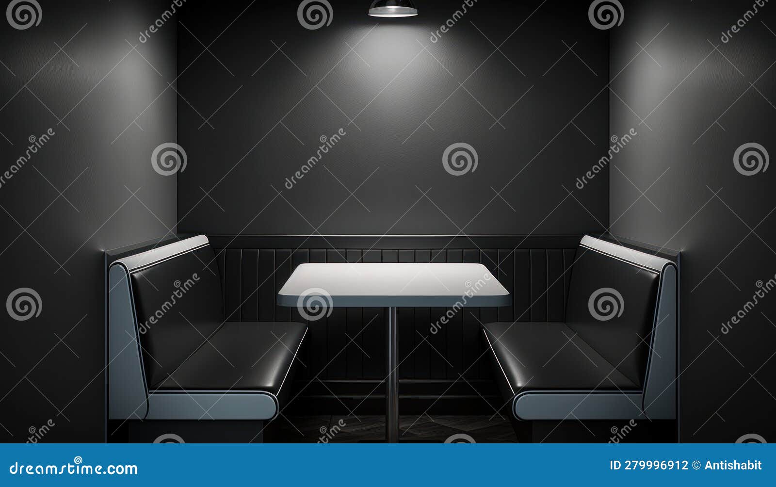 Design Layout of Two Seats with a Table between Them Stock Illustration ...