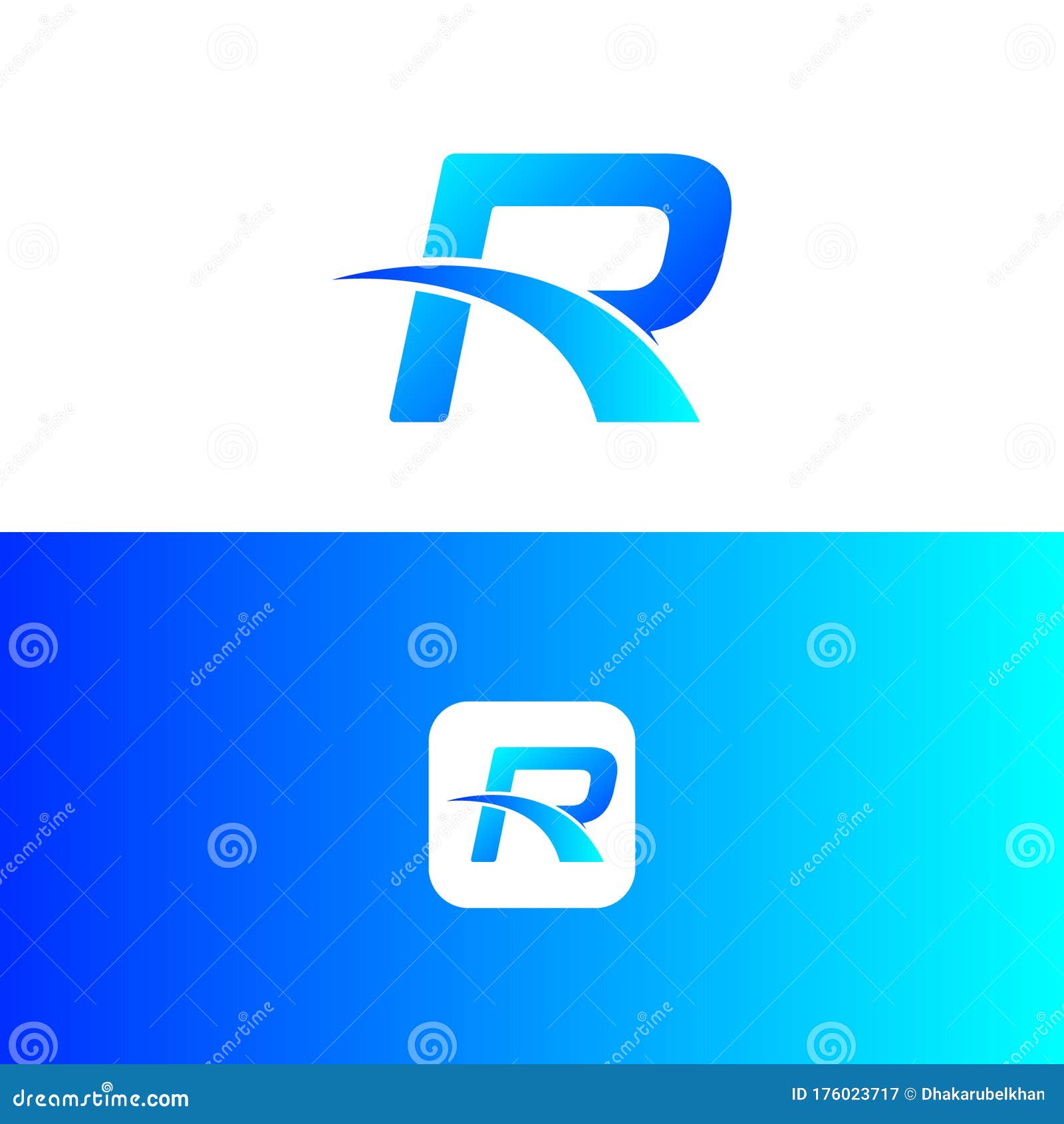 Design a Letter R Logos Icon Design Template Elements Stock Vector ...
