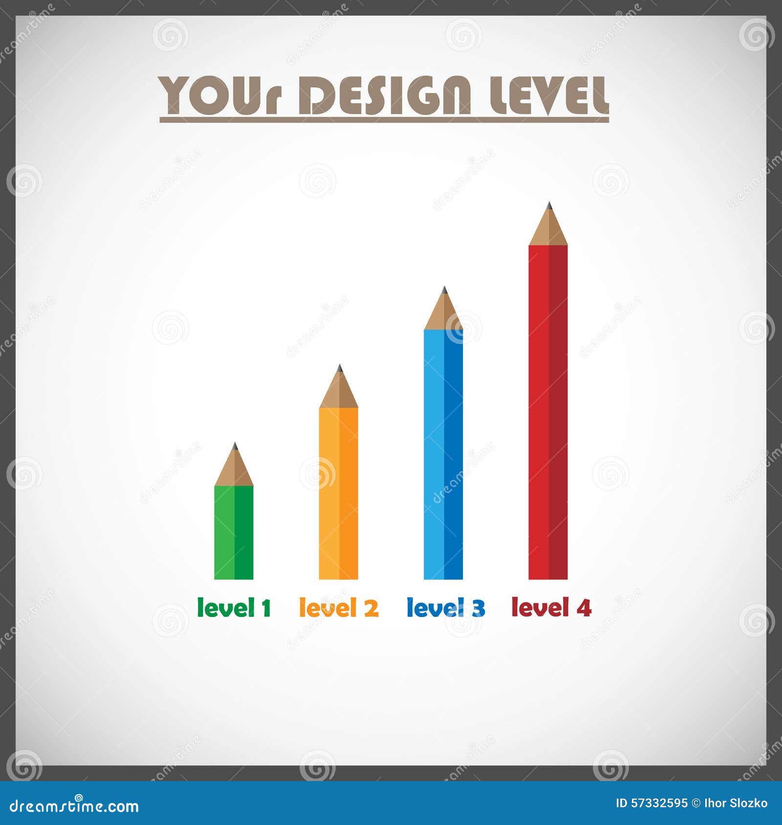 Design Level Template stock vector. Illustration of template - 57332595
