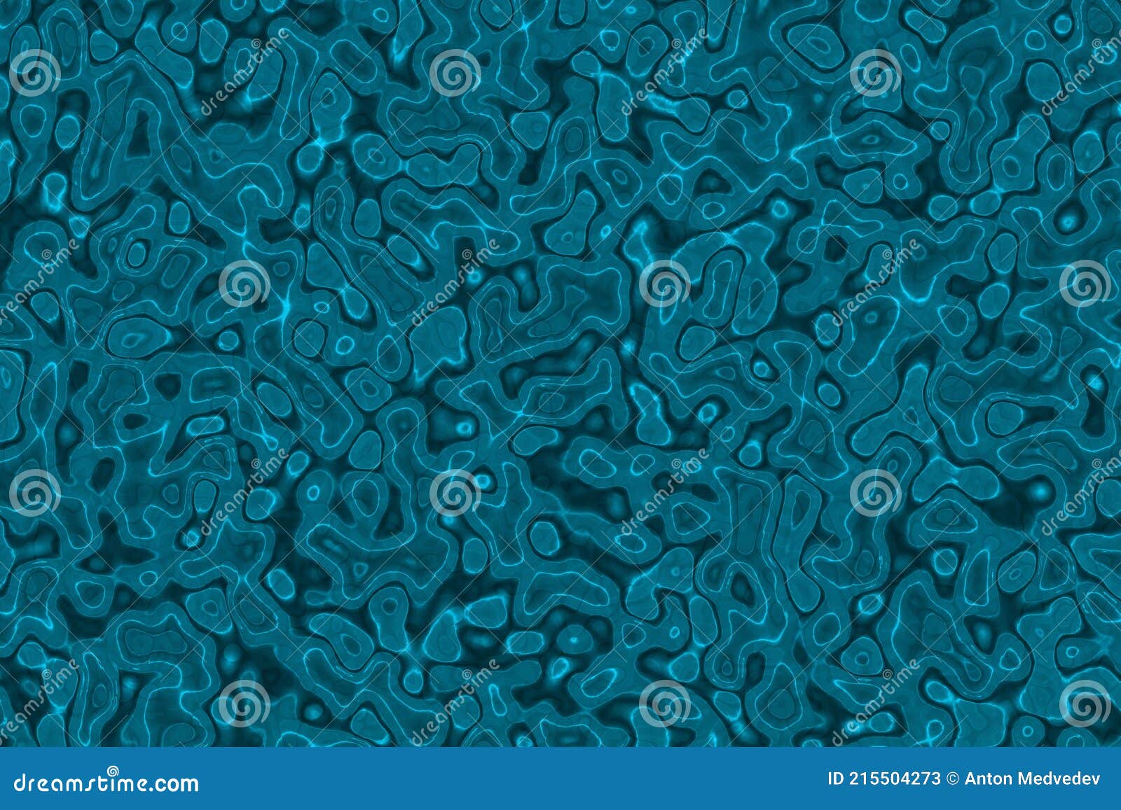 Nice Light Blue Template with Soft Forms Computer Graphic Background or ...