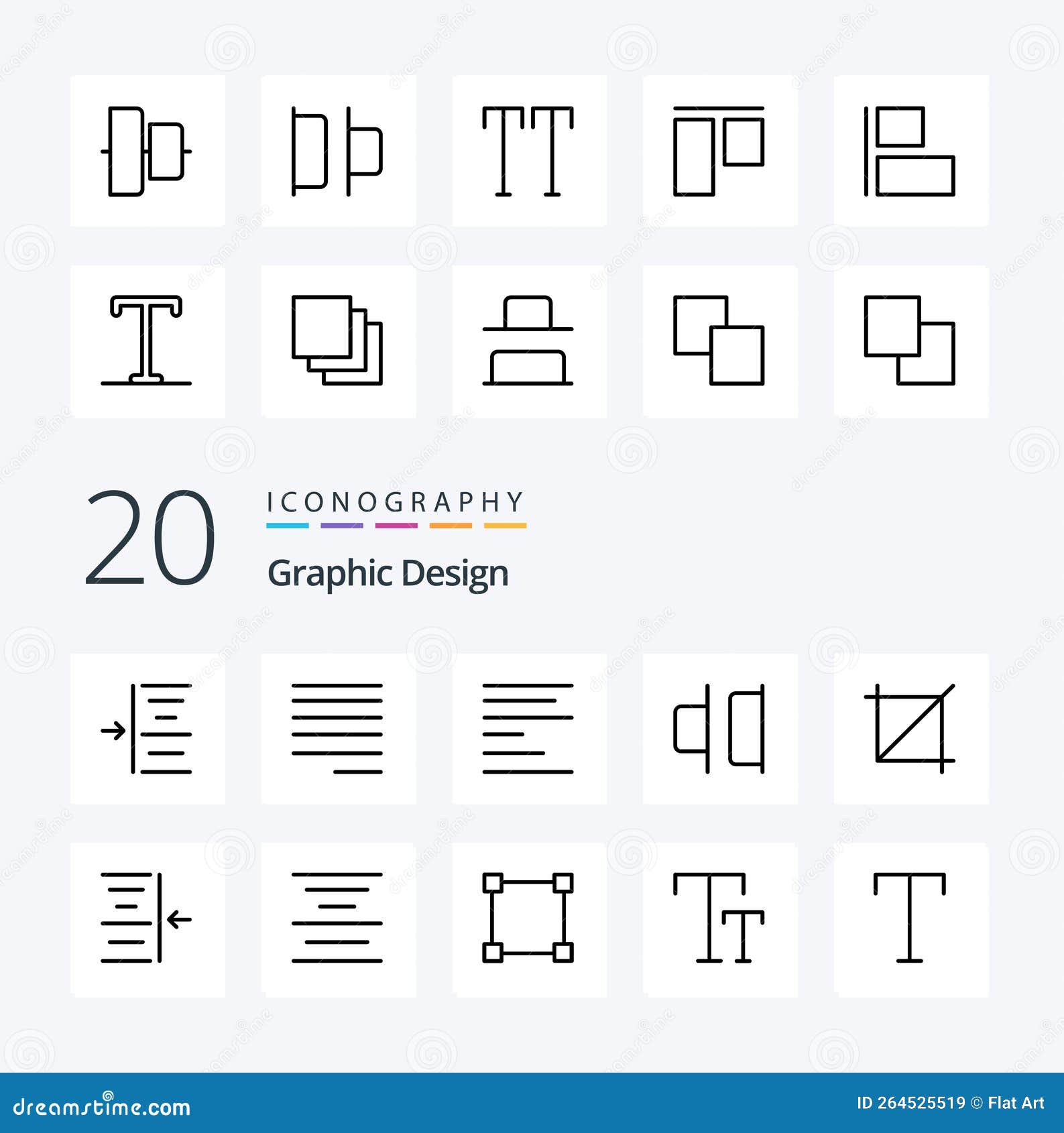 Right Align, Line Spacing Vector Illustration | CartoonDealer.com ...
