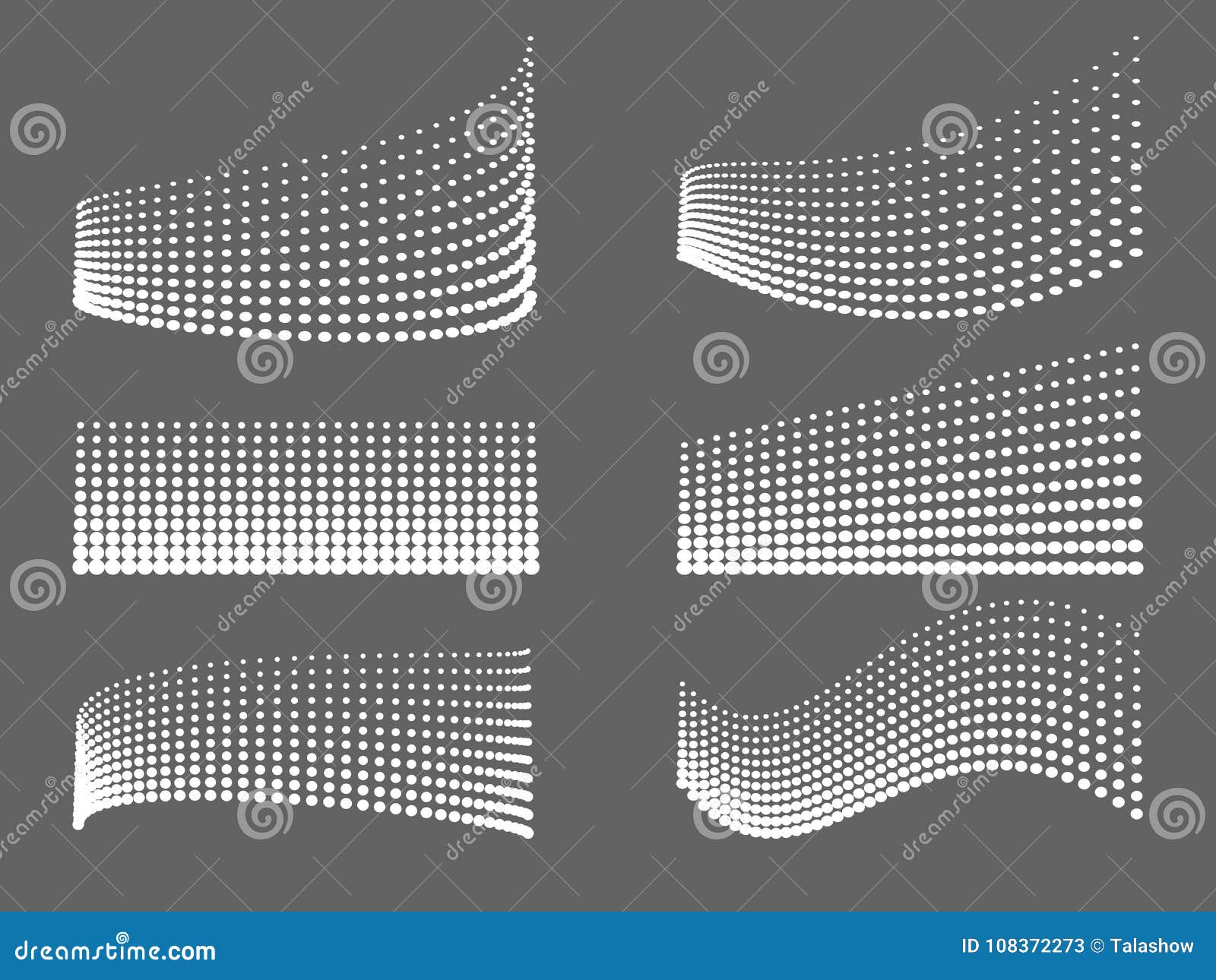Design Lines of Dots Background Stock Vector - Illustration of ...