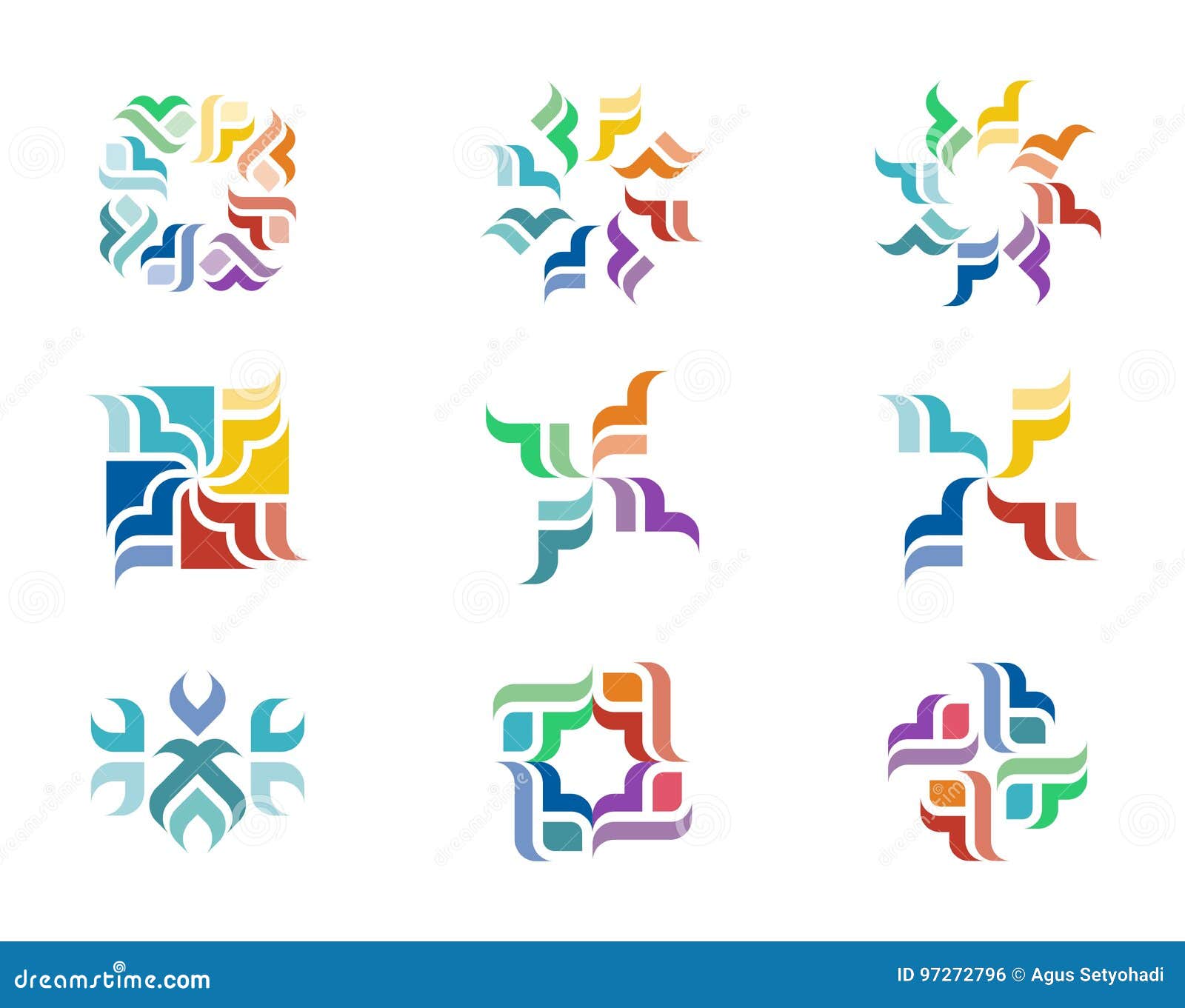 Design Logo stock illustration. Illustration of flower - 97272796