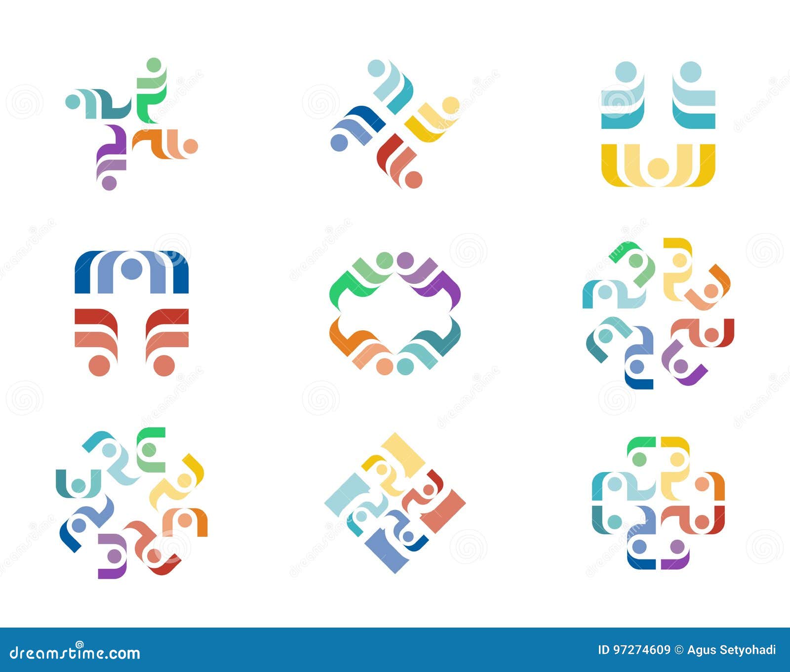 All Rounder Logo Design Cartoon Vector | CartoonDealer.com #274640803