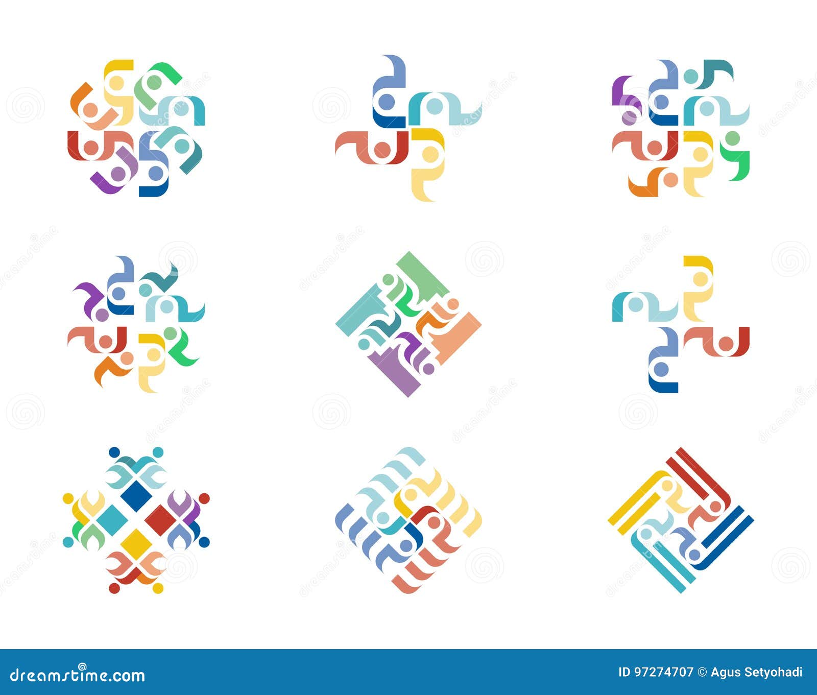 All Rounder Logo Design Cartoon Vector | CartoonDealer.com #274640803