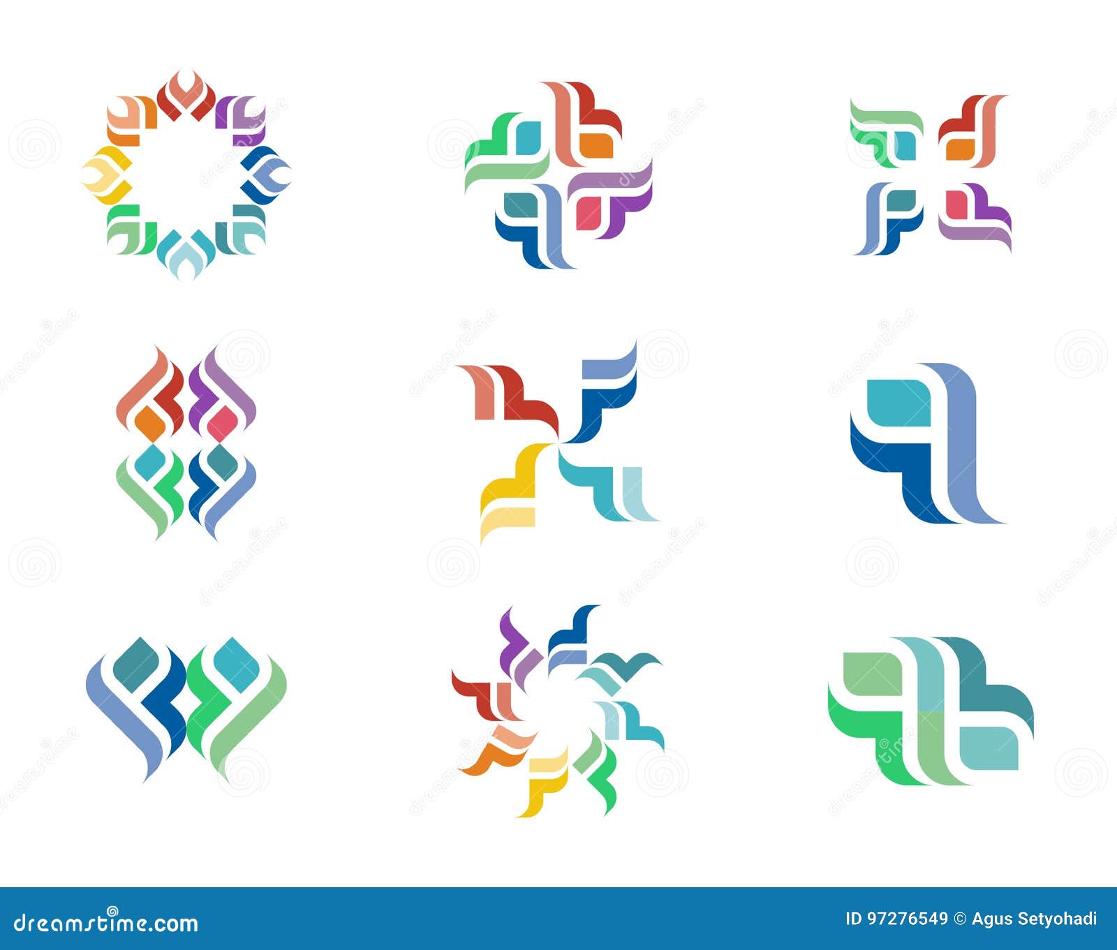 All Rounder Logo Design Cartoon Vector | CartoonDealer.com #274640803