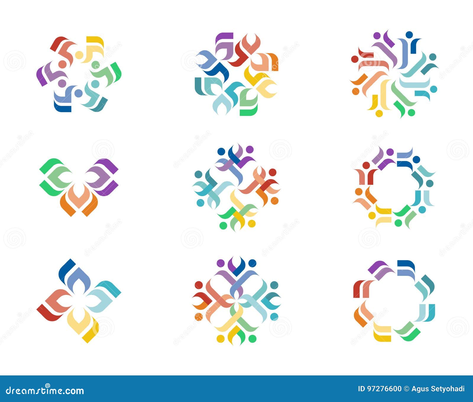 Design Logo stock vector. Illustration of colors, colourful - 97276600