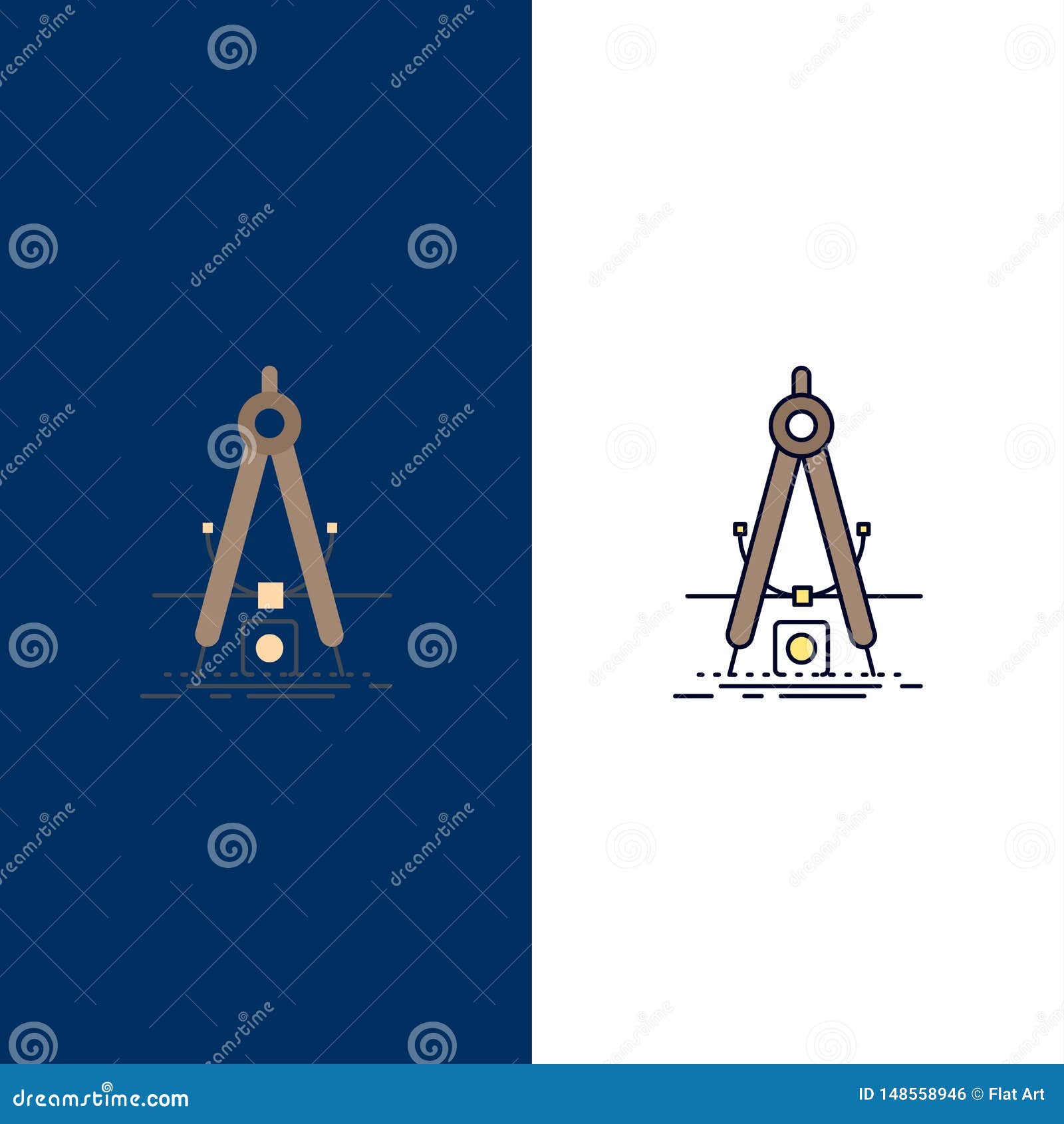 Design, Measure, Product, Refinement, Development Flat Color Icon ...