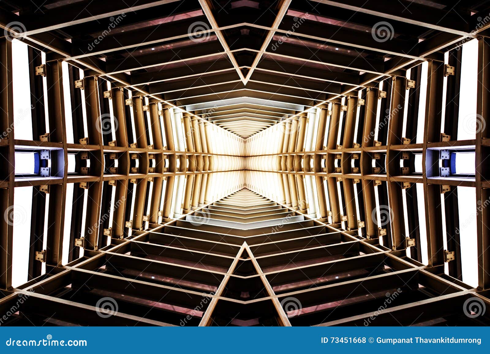 Design of Metal Structure Similar To Spaceship Interior, Perspective ...