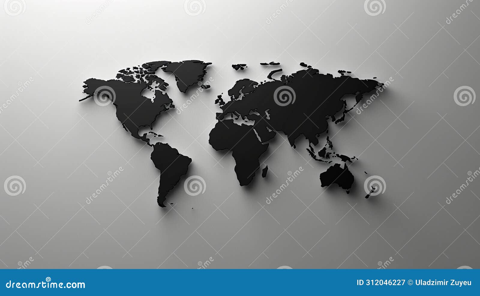 Design minimal world map stock illustration. Illustration of black ...