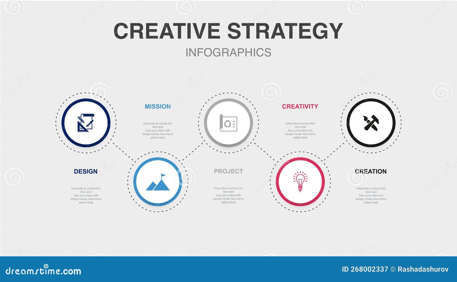 Design, Mission, Project, Creativity Stock Vector - Illustration of ...