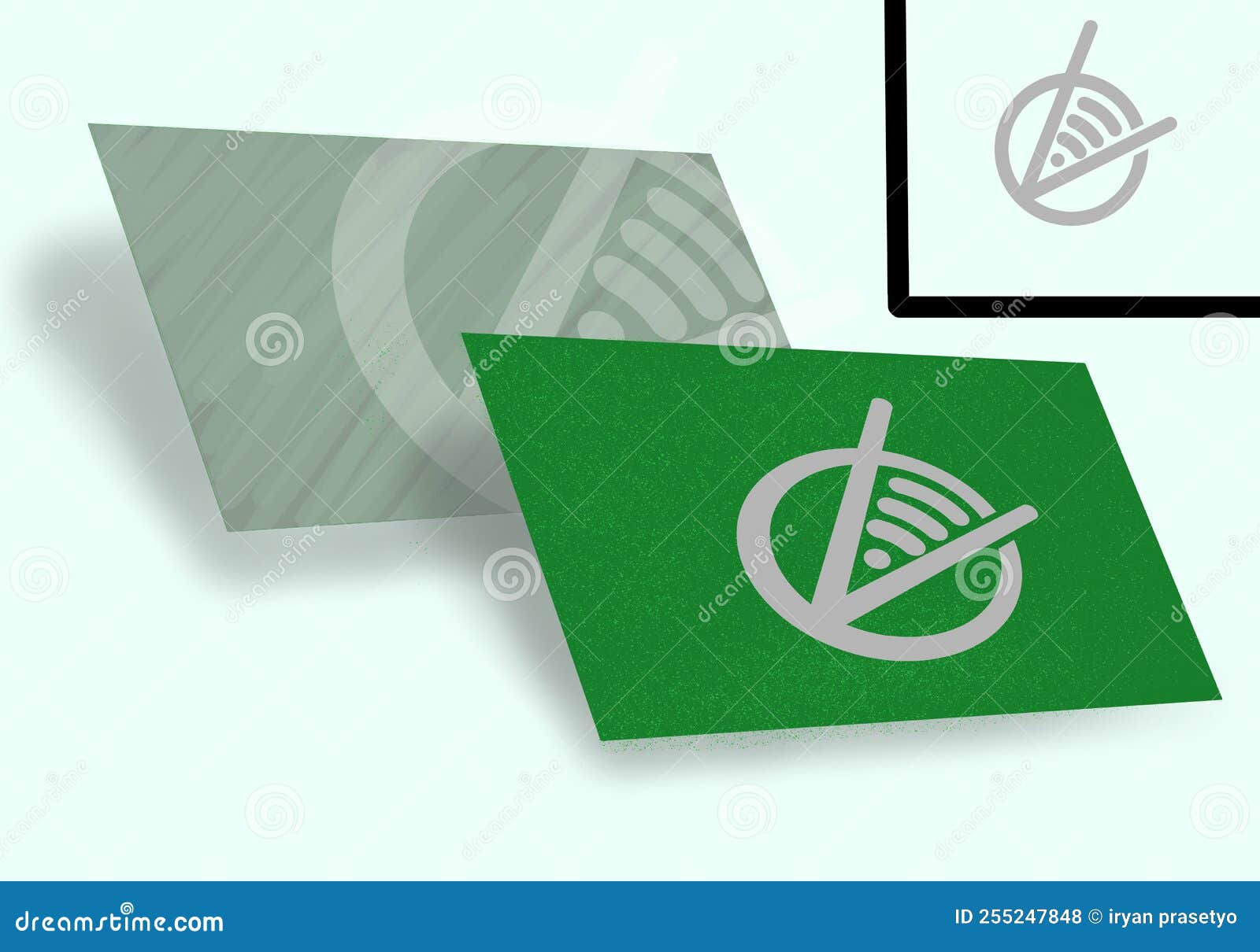 Design Mock Up and Logo for Company with Design Name Card Stock Photo ...