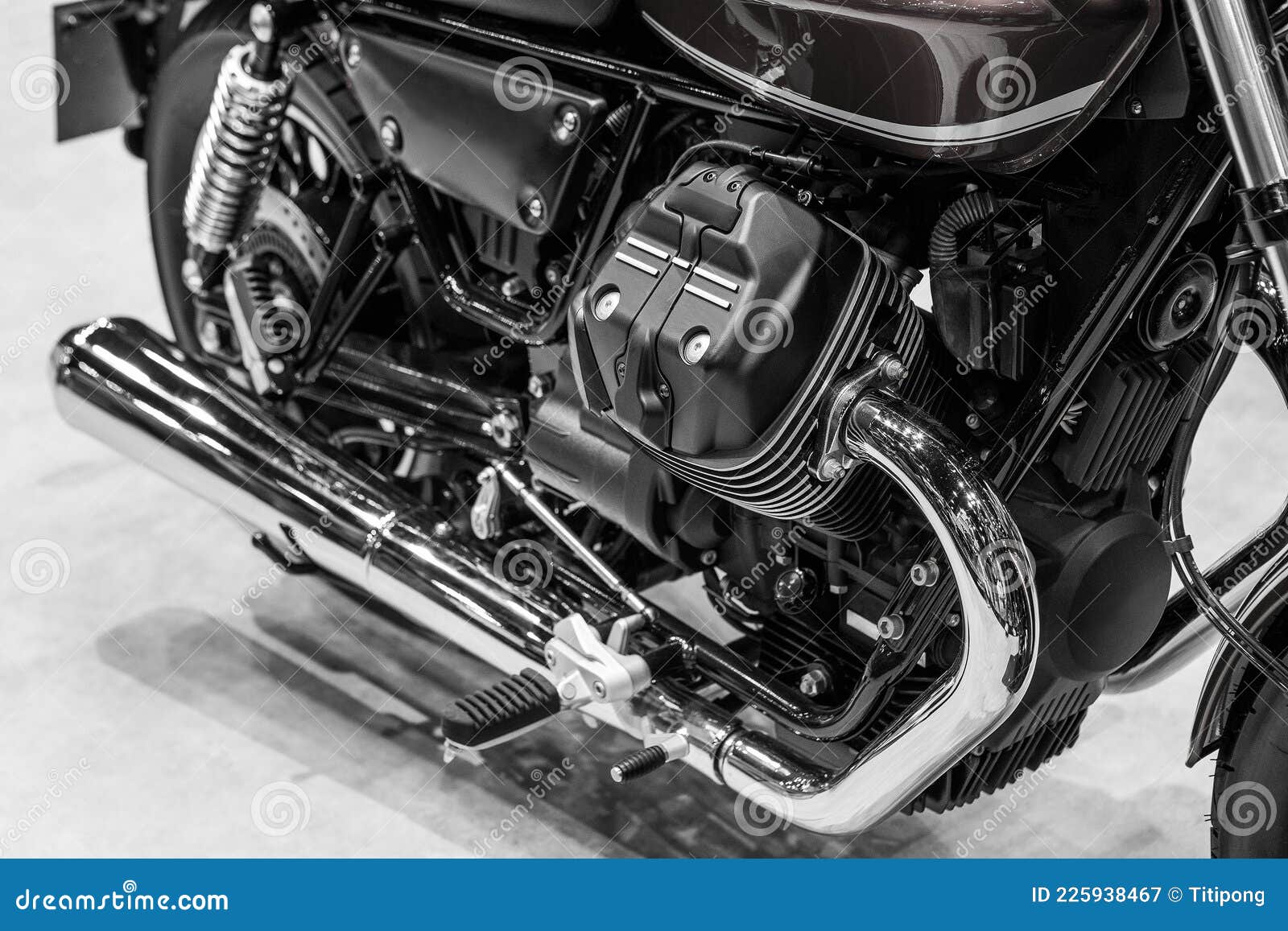 The Design of the Modern Car Engine Stock Image - Image of mechanical ...